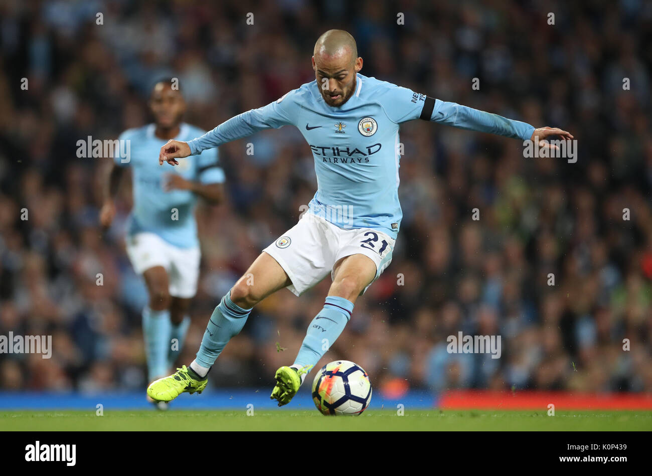 Manchester City's David Silva Stock Photo - Alamy