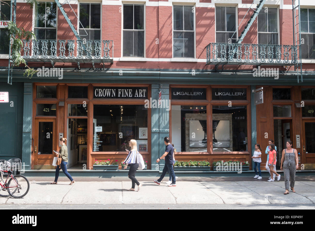 Storefronts in SoHo, NYC, USA Stock Photo - Alamy