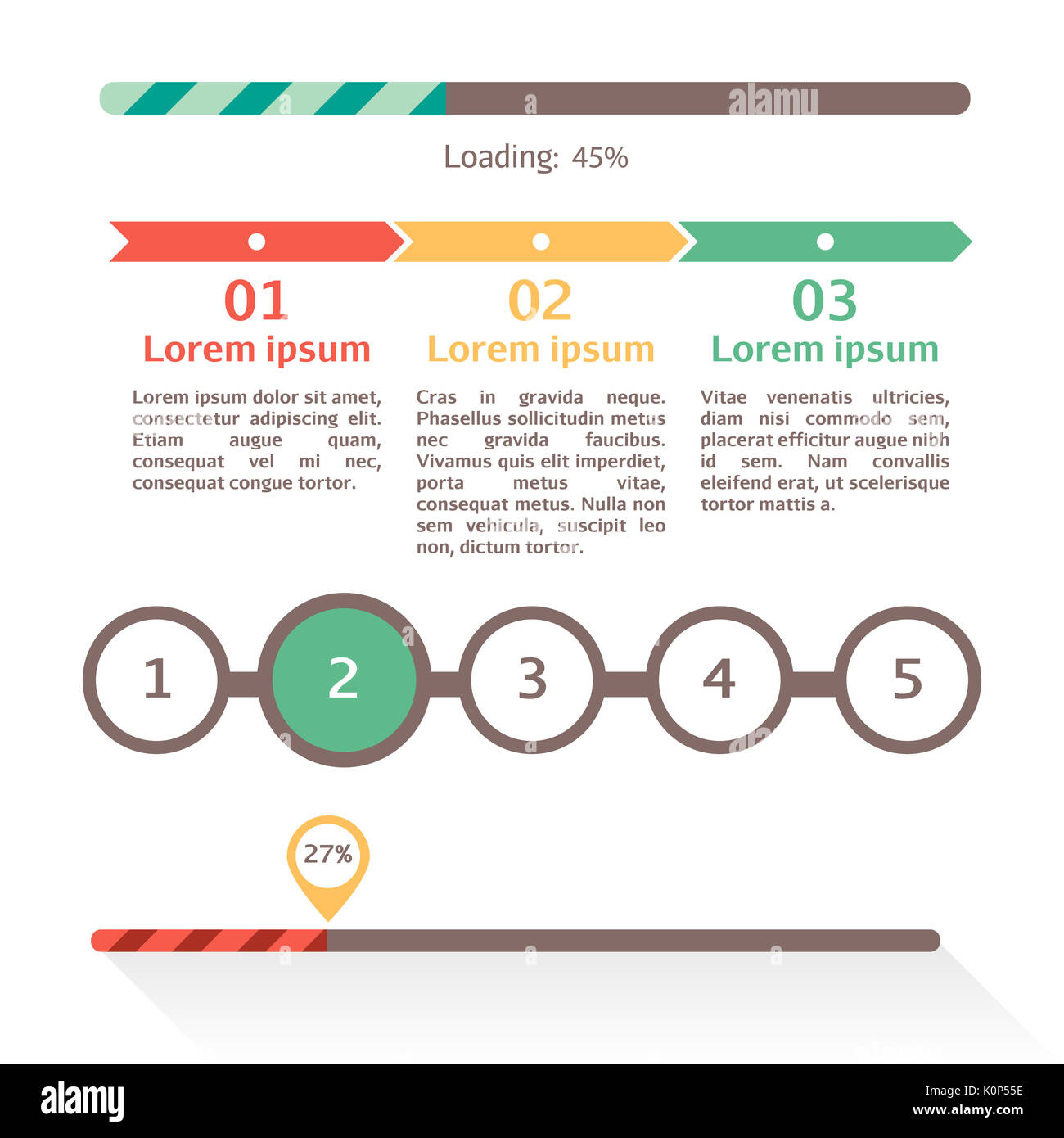 Progress bar set. Loading status bar web indicator. Process download ... Progress bar set. Loading status bar web indicator. Process download ...