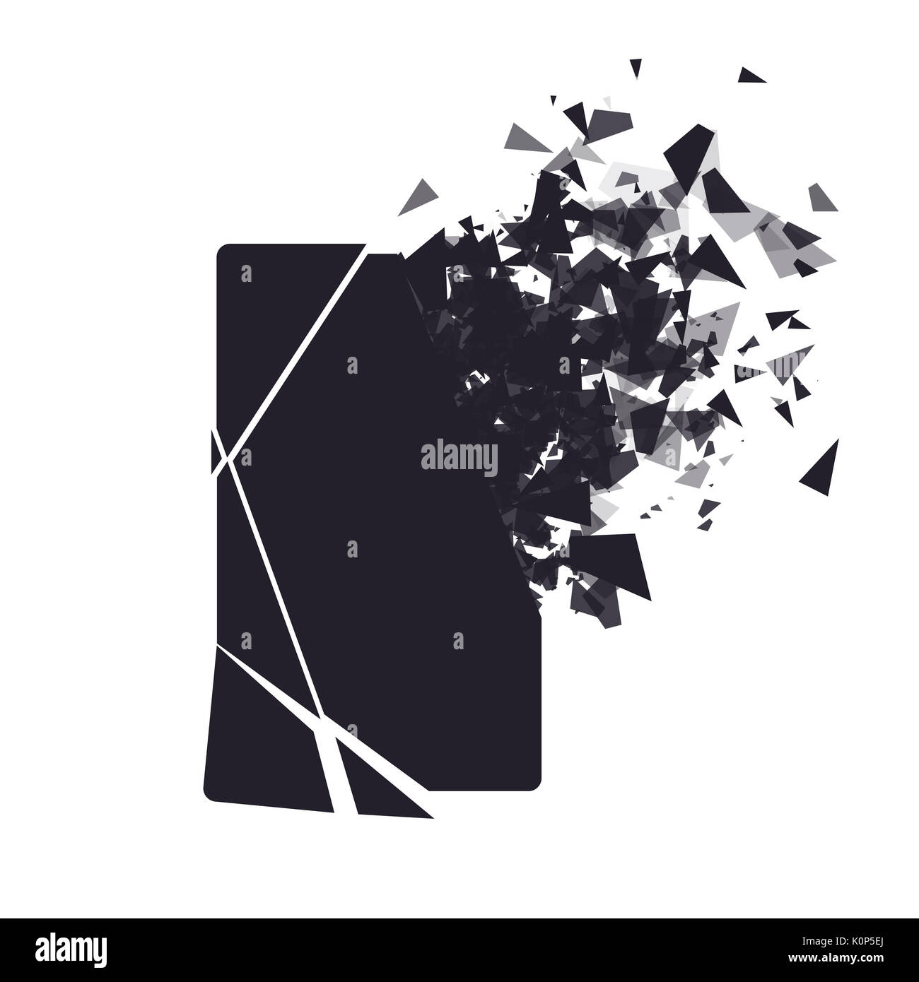 Cracked and repaired concrete surface Cut Out Stock Images & Pictures ...