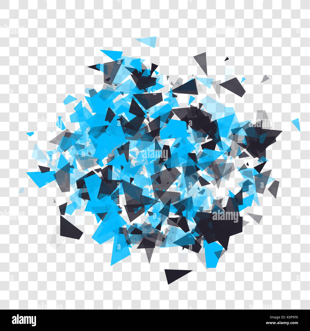 Abstract blue background with triangles hi-res stock photography and ...