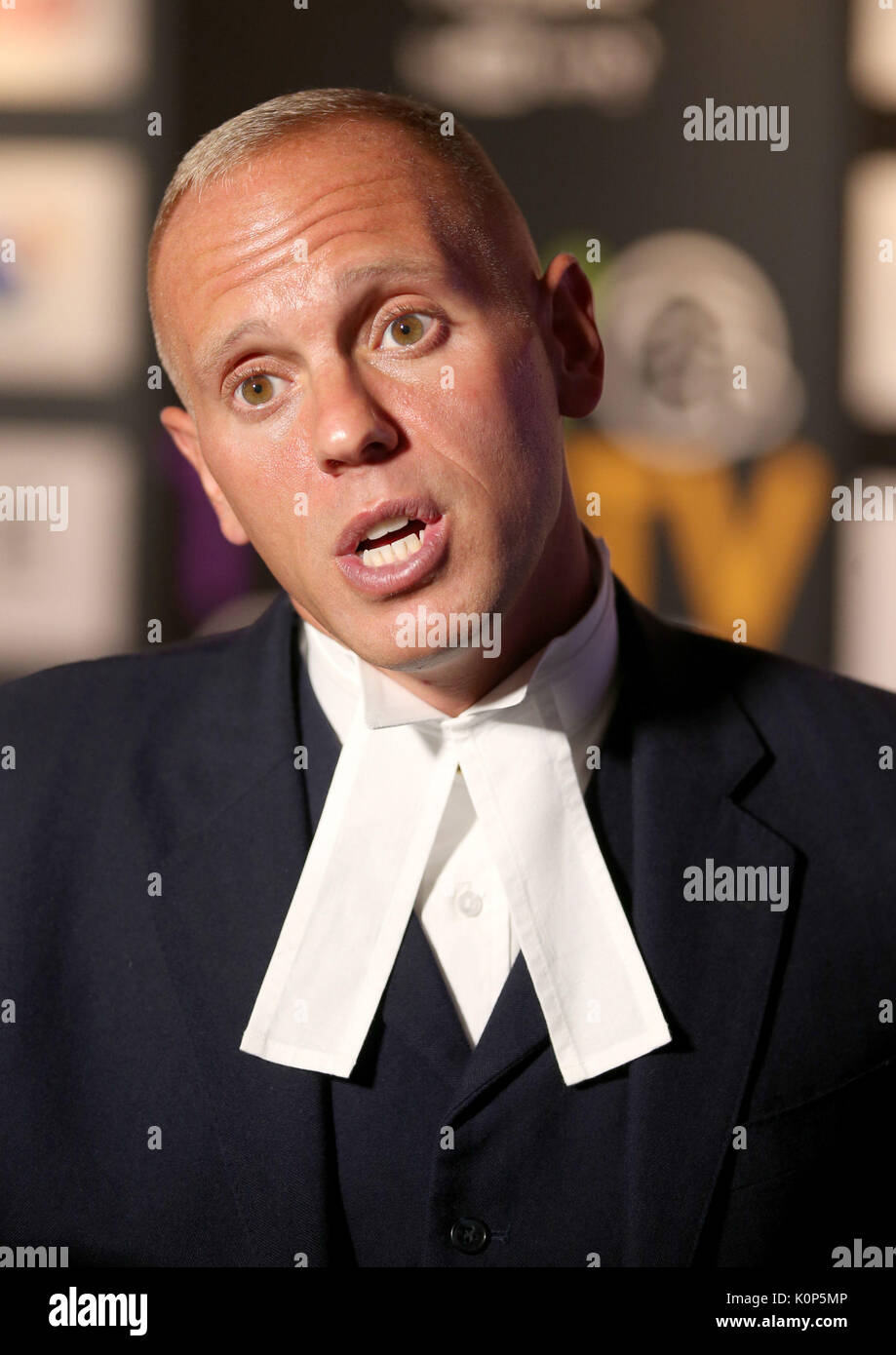 Criminal barrister Judge Robert Rinder at the 2017 Edinburgh ...