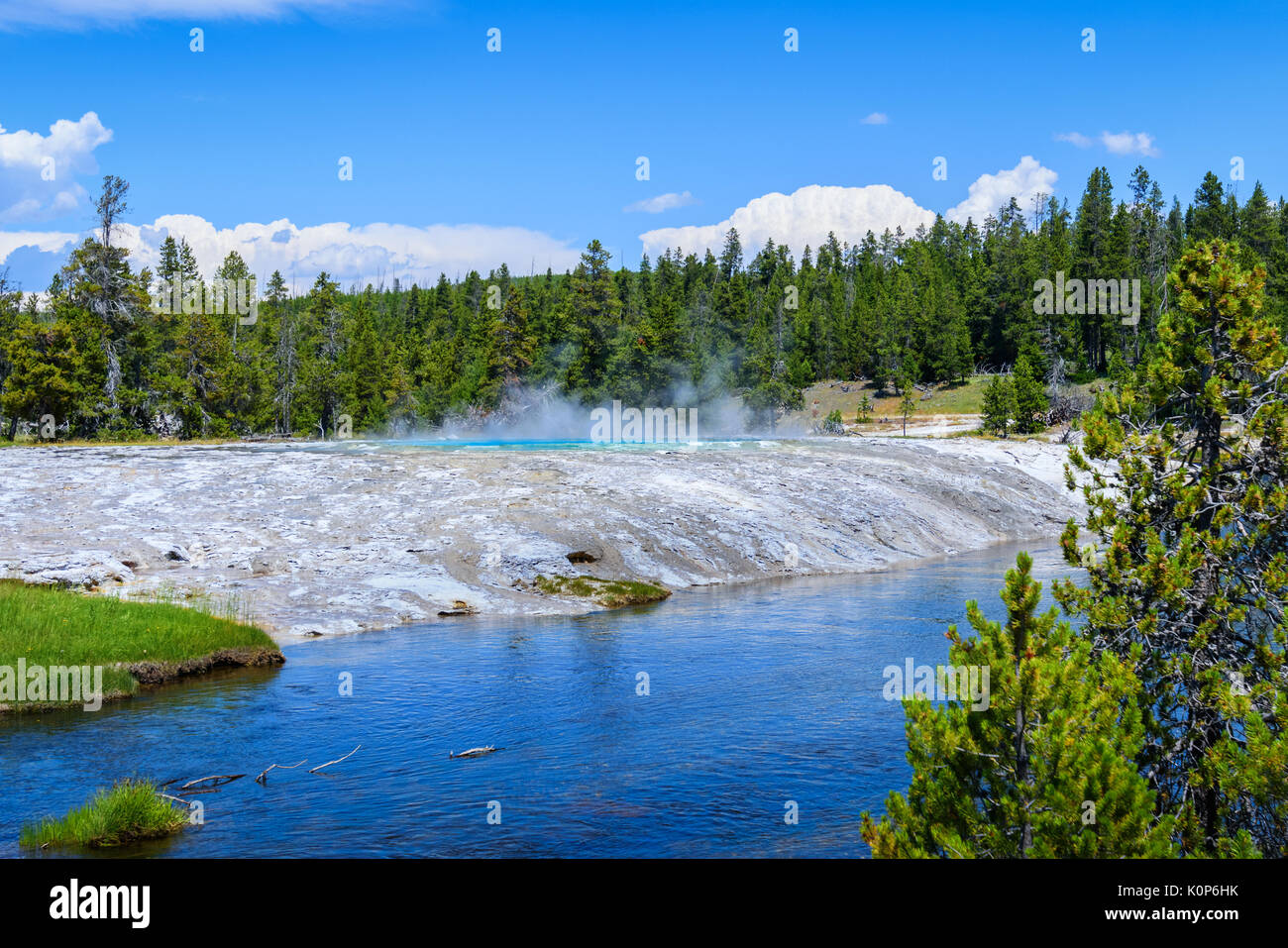 Cliff geyser yellowstone hi-res stock photography and images - Alamy