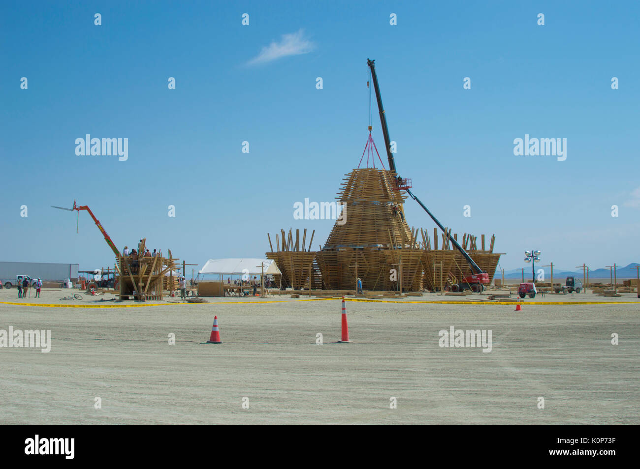 Burning man festival nevada desert hi-res stock photography and images ...