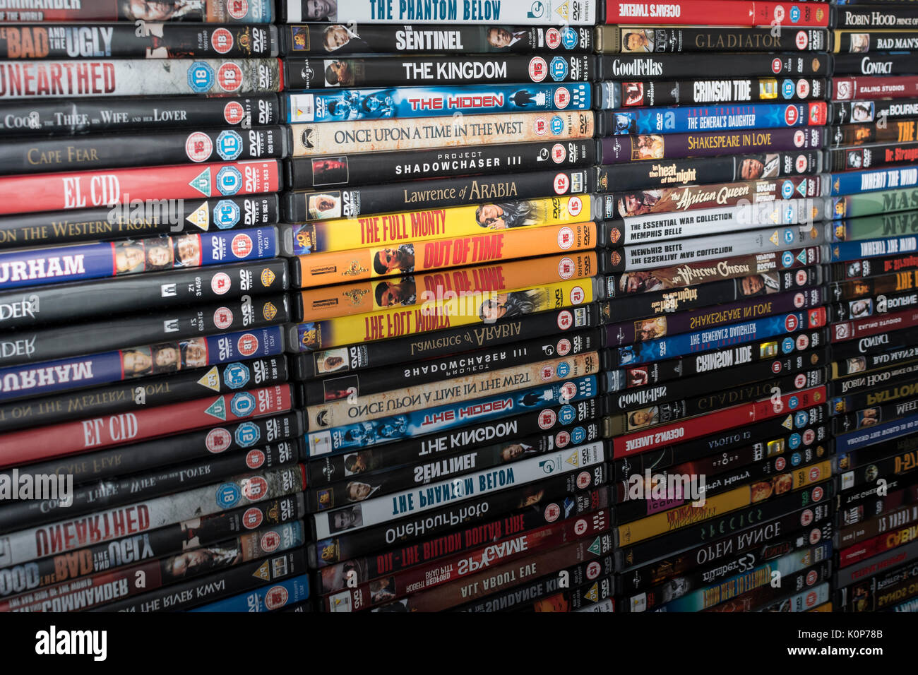 Dvds Dvd Stack Movies High Resolution Stock Photography and Images - Alamy