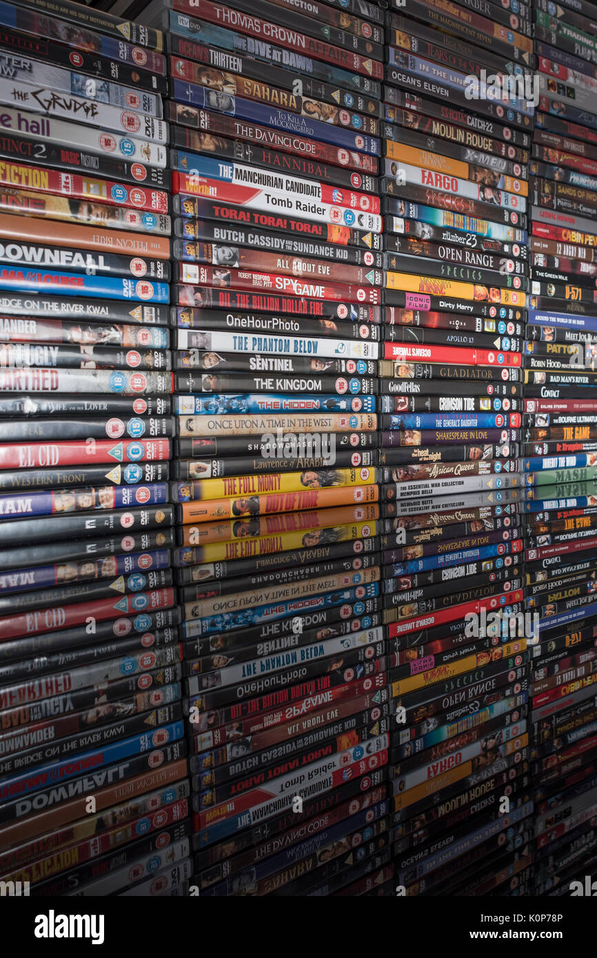 Dvds Dvd Stack Movies High Resolution Stock Photography and Images - Alamy
