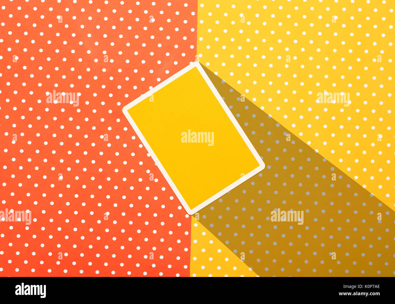 Playing cards with colorful topped background Stock Photo - Alamy