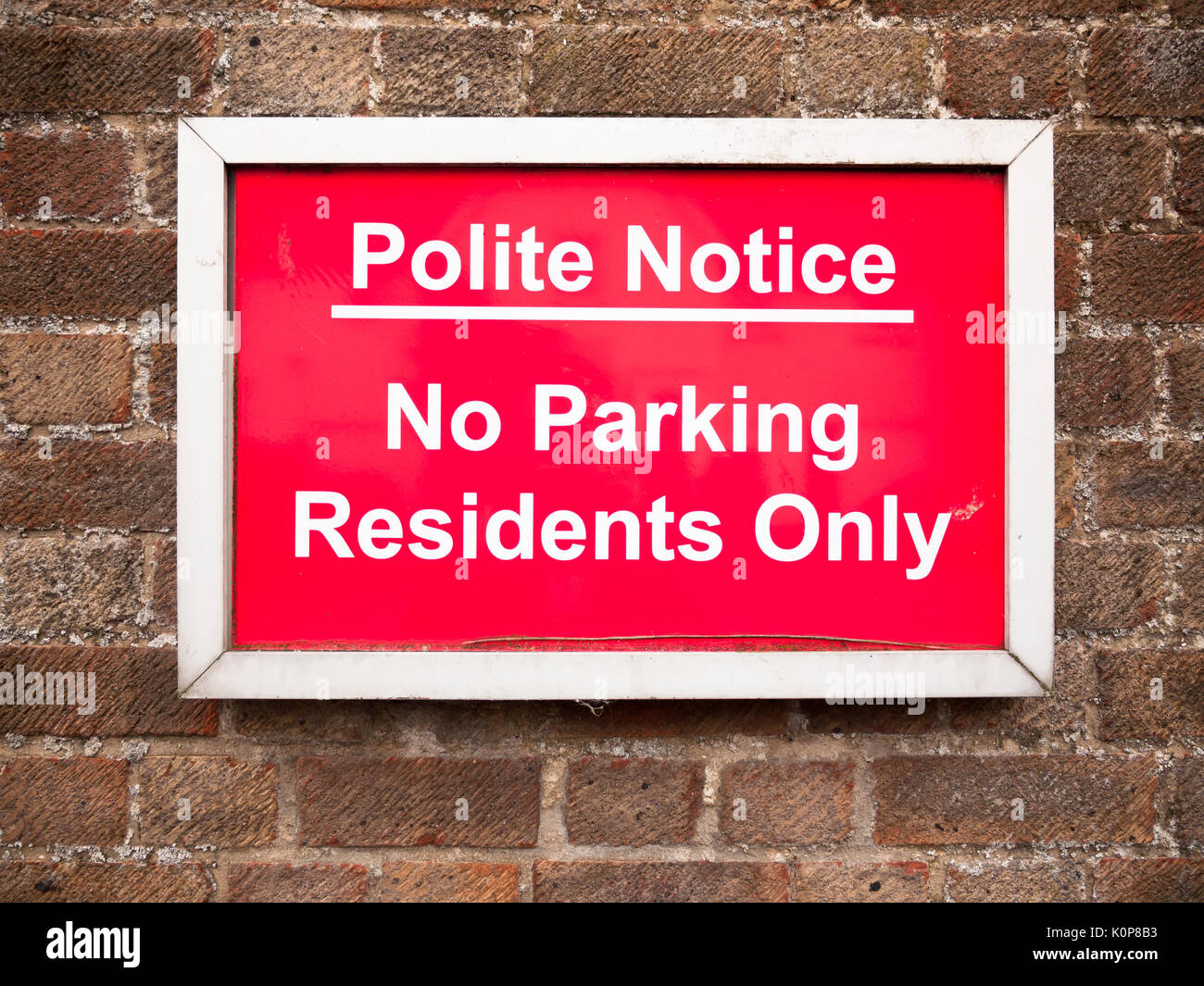 Private road residents only sign hi-res stock photography and images ...