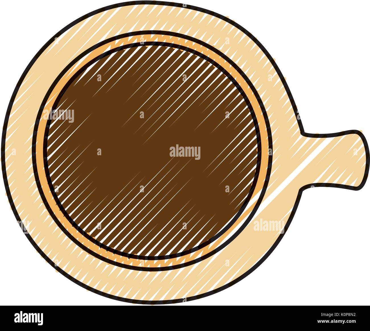 Woman cup hot delicious Stock Vector Images - Alamy