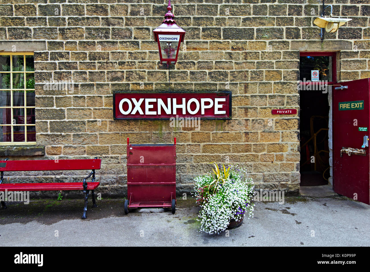Oxenhope Station on the Keighley and Worth Valley Railway, West ...