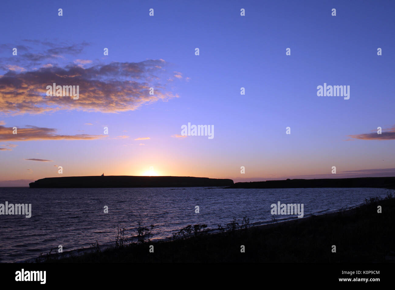 sunset at birsay island of orkney Stock Photo - Alamy
