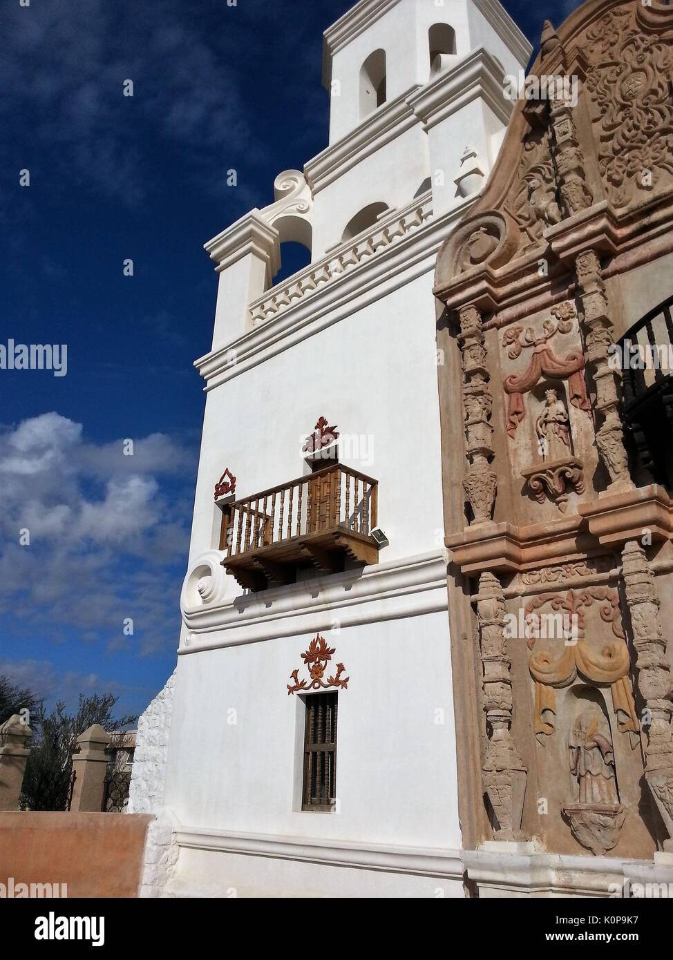 Mission san xavier del bac in tucson hi-res stock photography and ...
