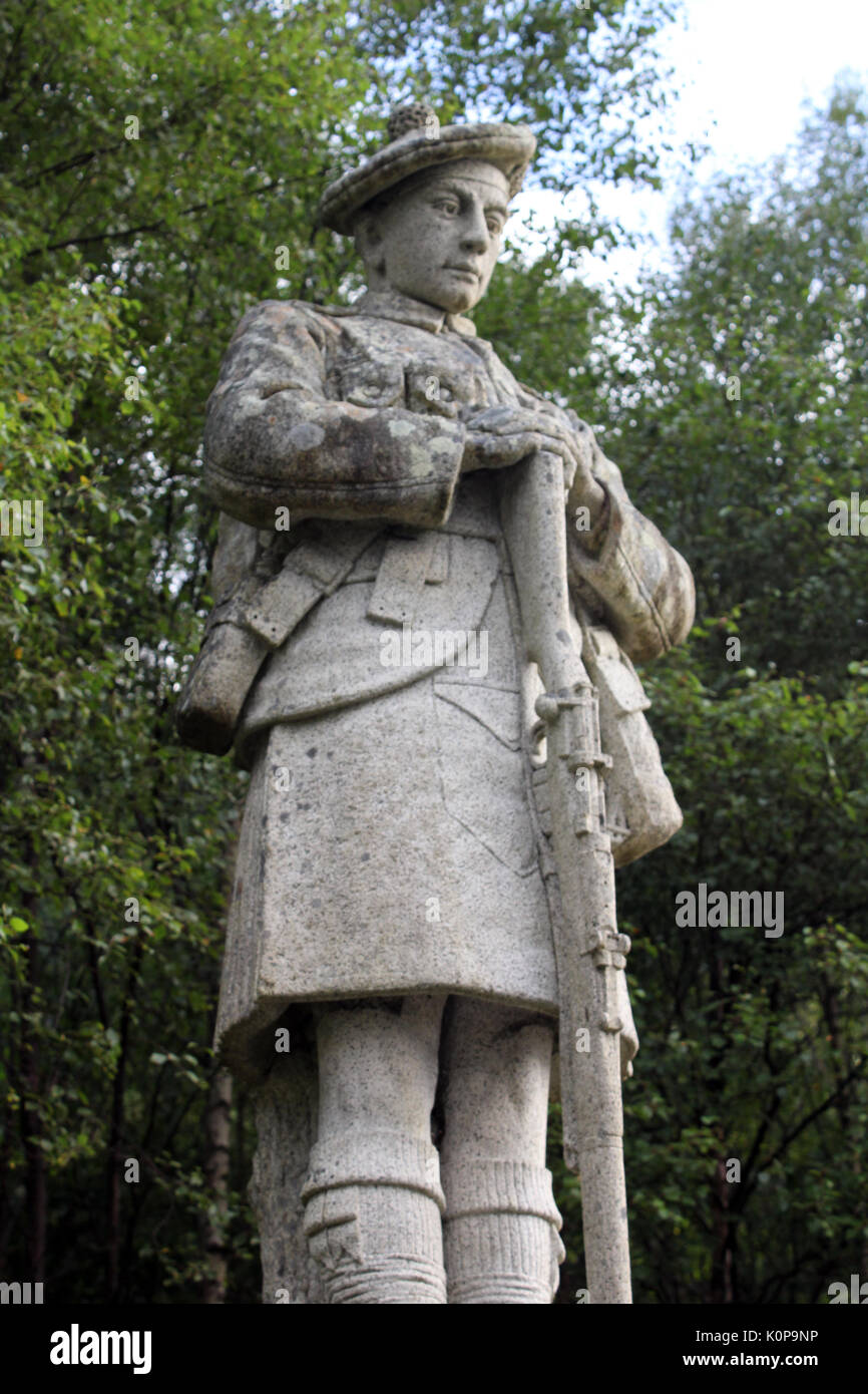 war memorial ballachulish scotland Stock Photo - Alamy