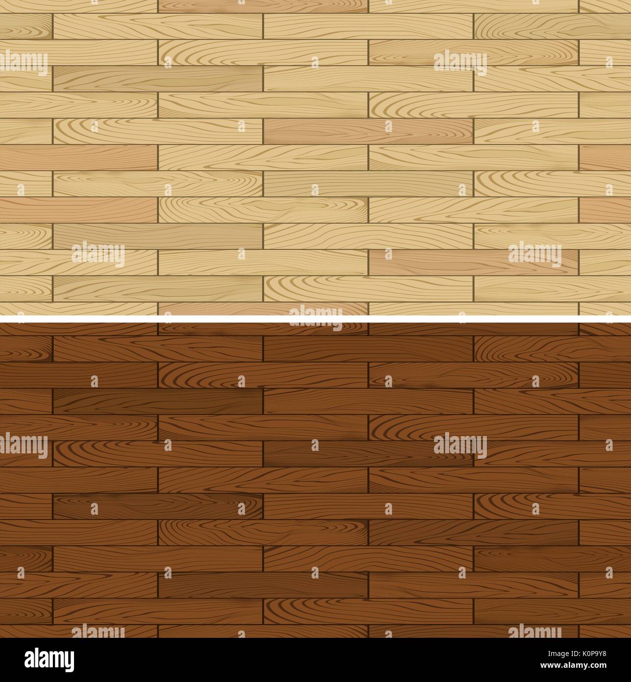 seamless vector illustration of wooden floor flooring panel texture ...