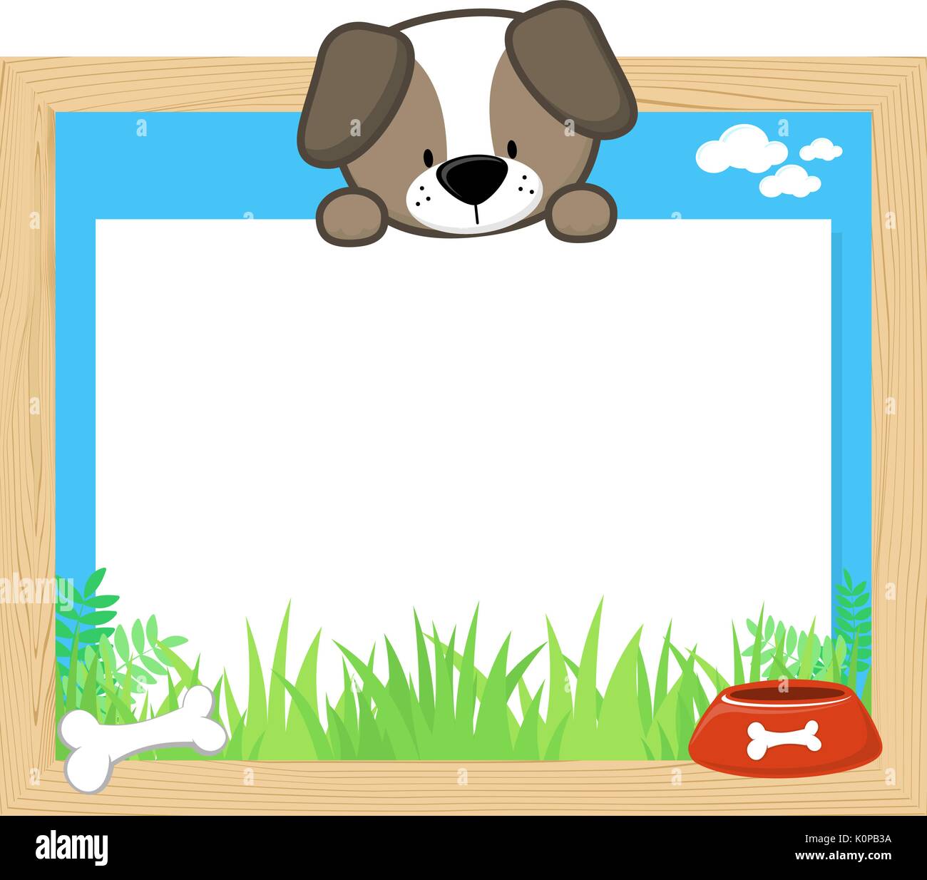 Dog Frame PNG Paw Print Clip Art, Pet Scrapbook, Dog Frames, 56% OFF