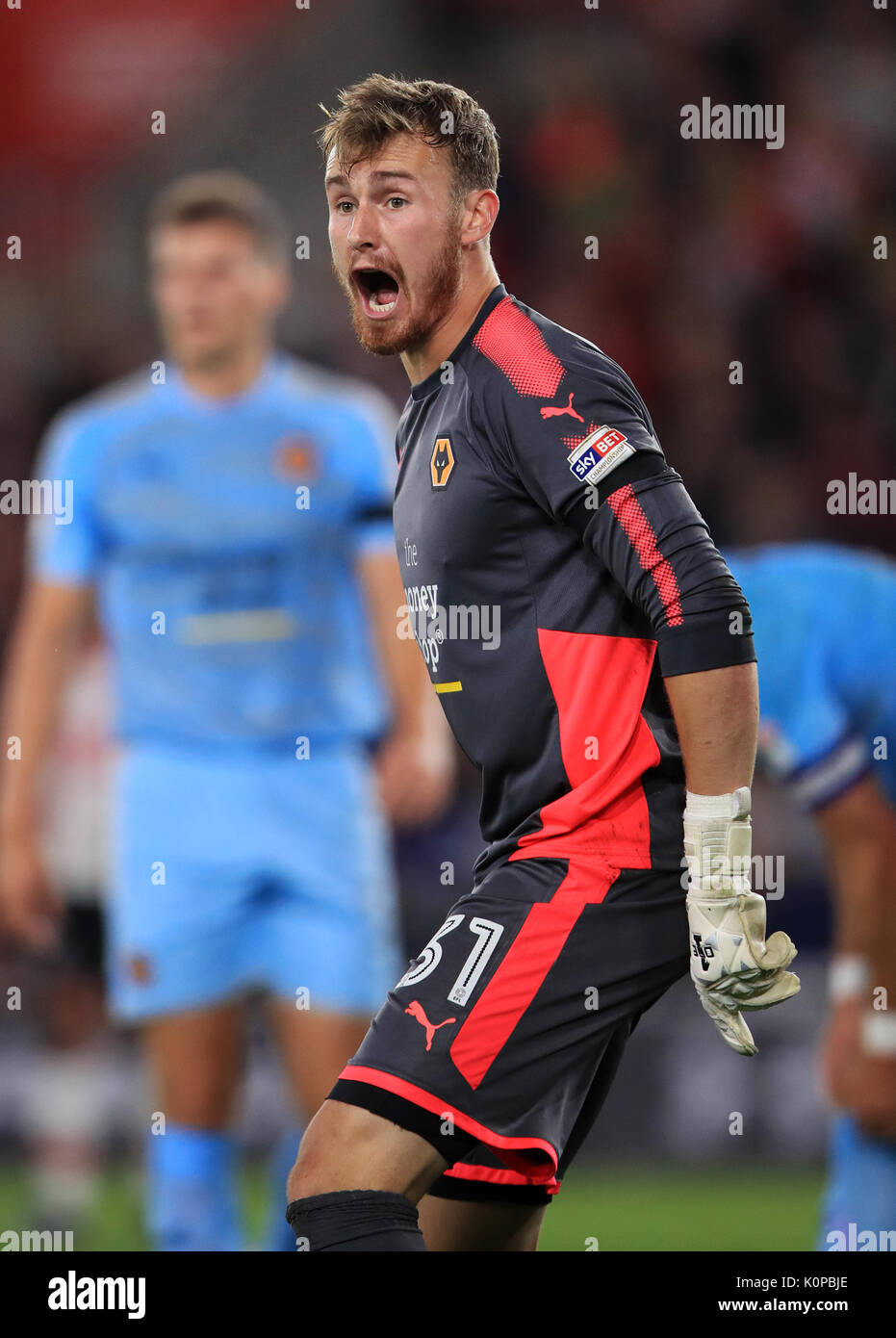 Wolverhampton Wanderers goalkeeper Will Norris during the Carabao Cup ...