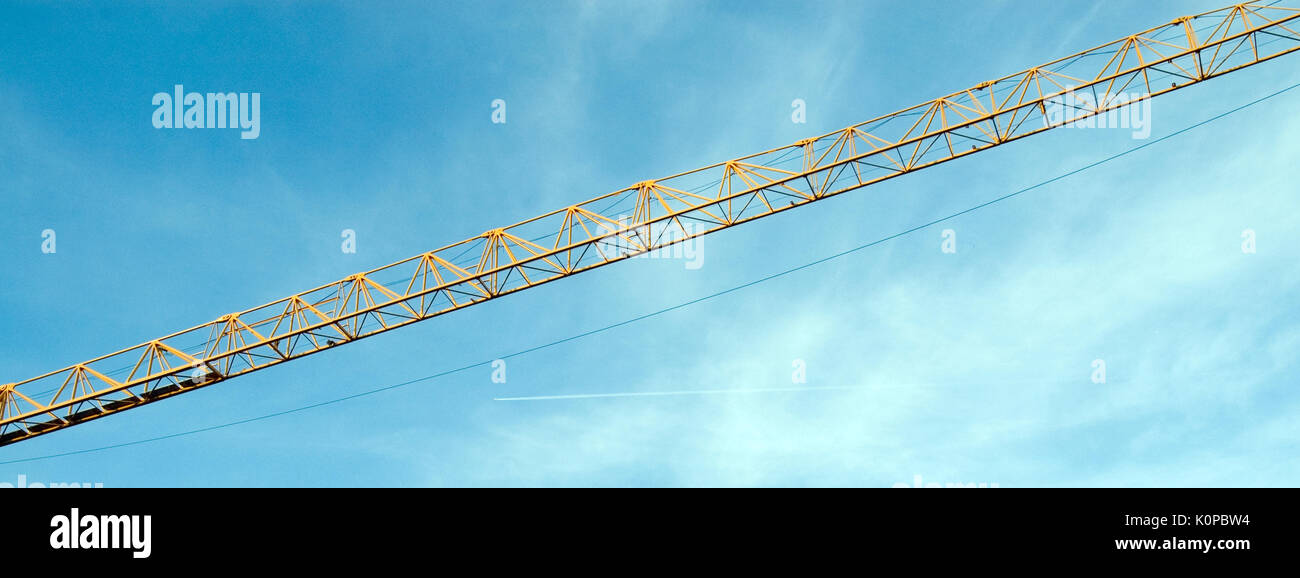 jib of a construction crane Stock Photo - Alamy