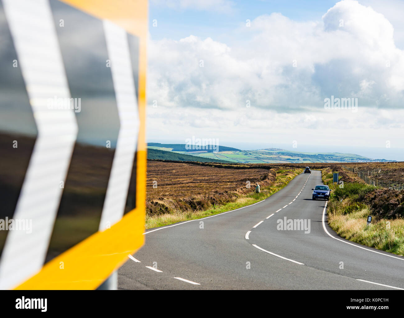 Deviation road sign hi-res stock photography and images - Alamy