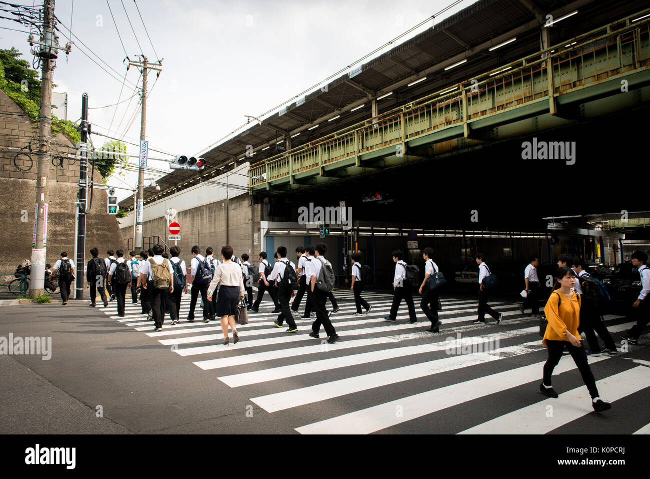 Tokyo school students hi-res stock photography and images - Alamy