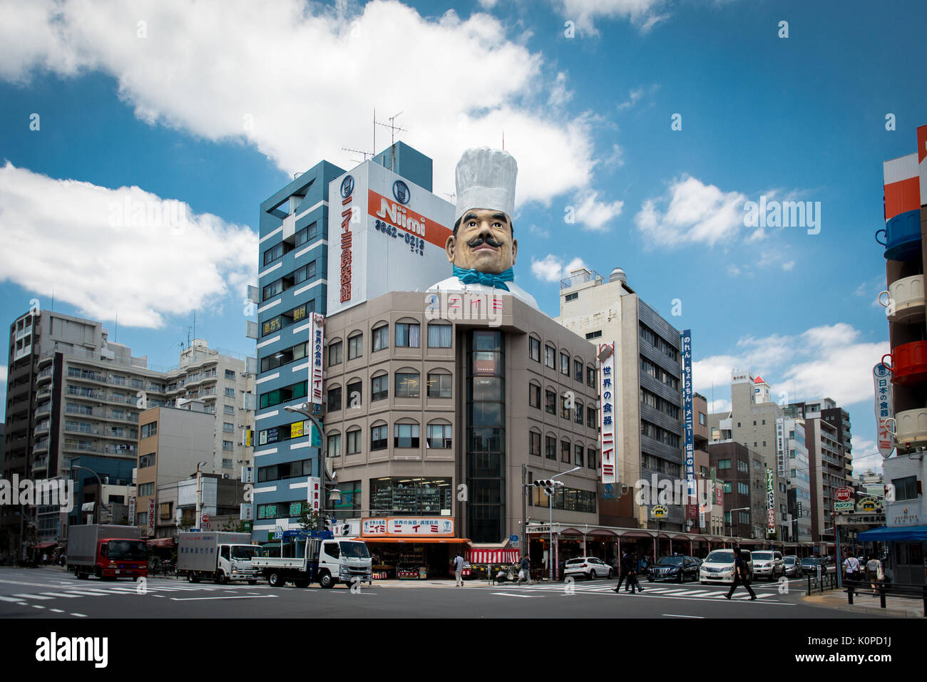 Chef head kappabashi hi-res stock photography and images - Alamy