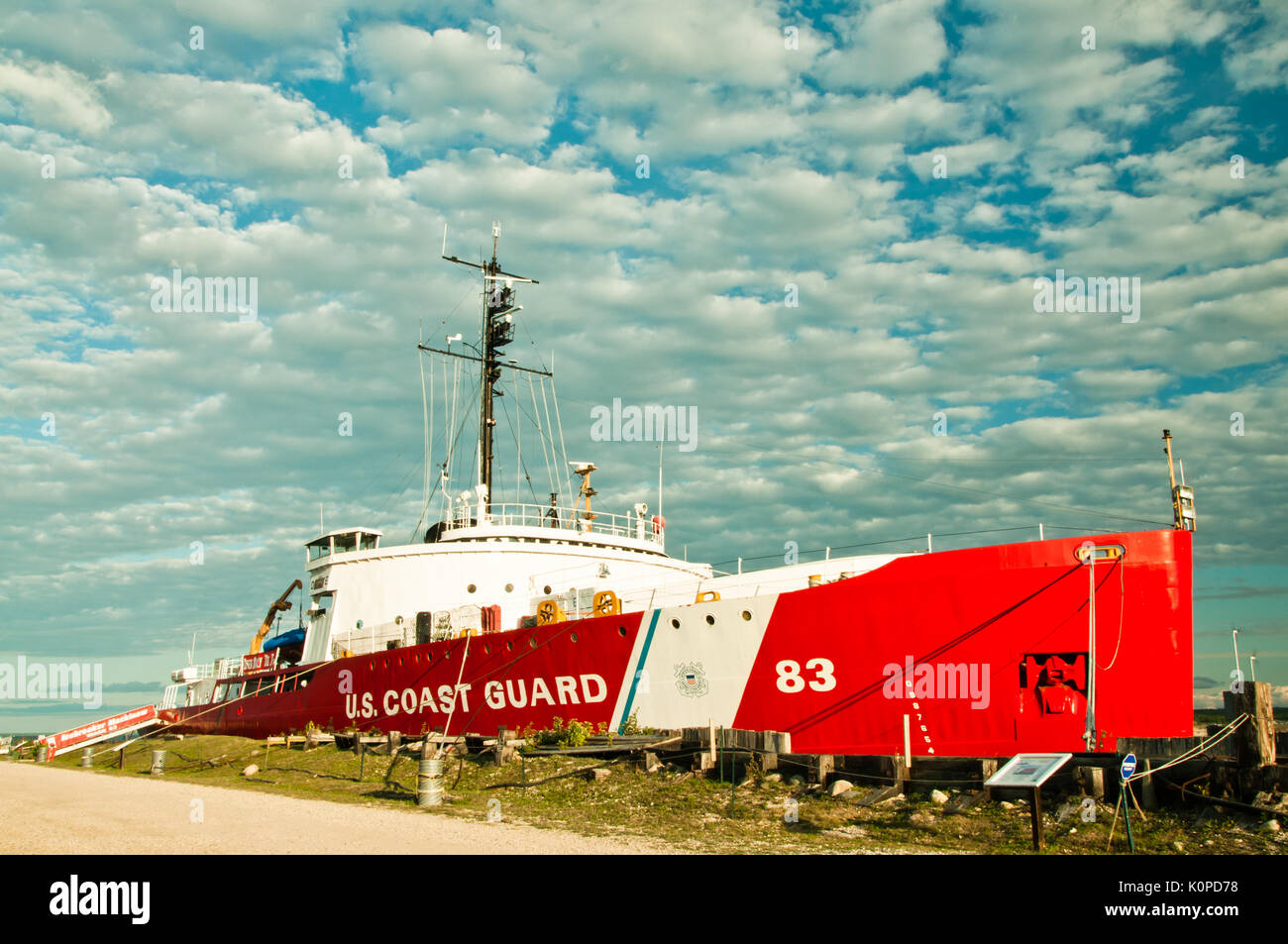USCG Icebreaker Mackinaw, Michigan Stock Photo - Alamy