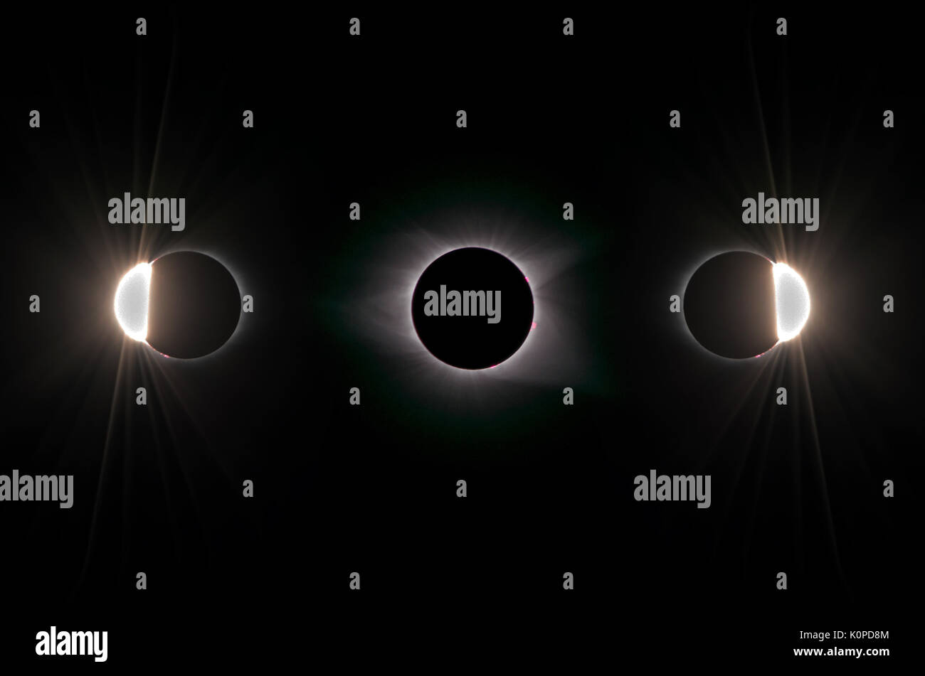 Total solar eclipse composite hi-res stock photography and images - Alamy