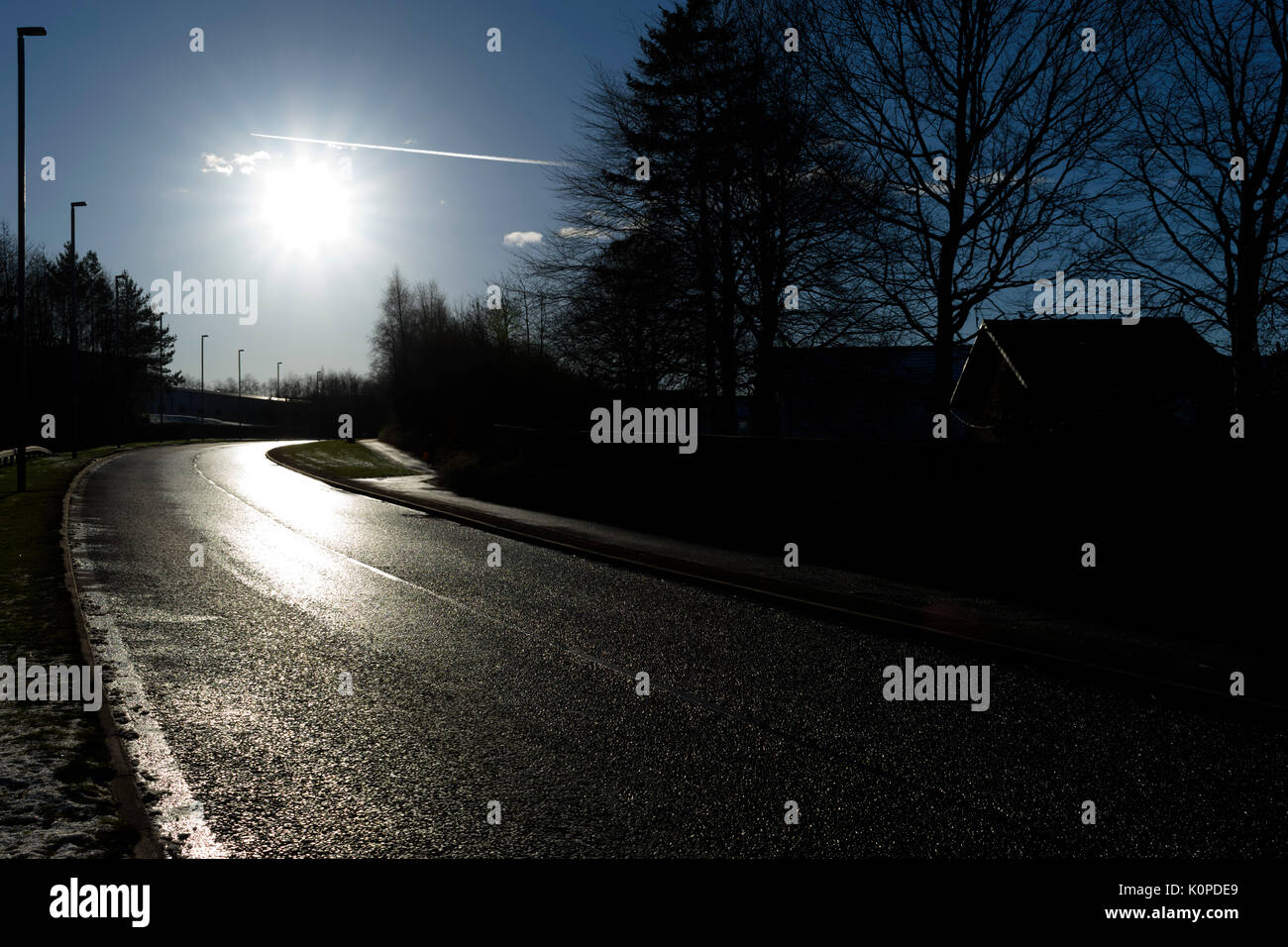 Driving into the sun hi-res stock photography and images - Alamy