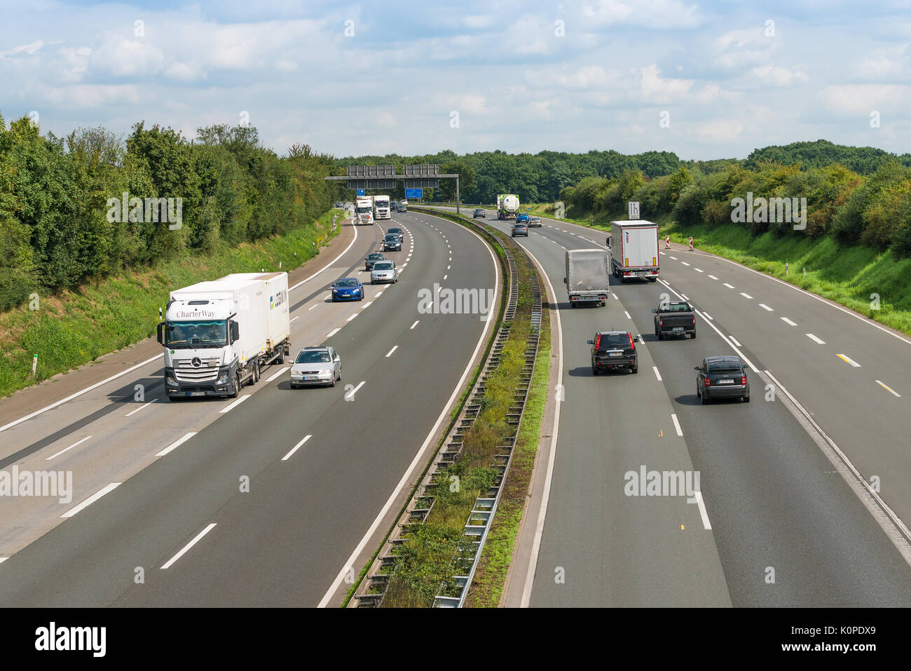 Fast driving cars german autobahn hi-res stock photography and images ...