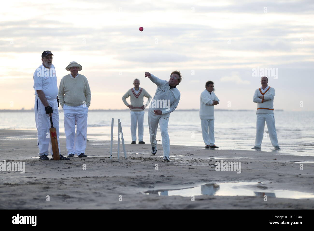 Annual bramble bank cricket match hi-res stock photography and images ...