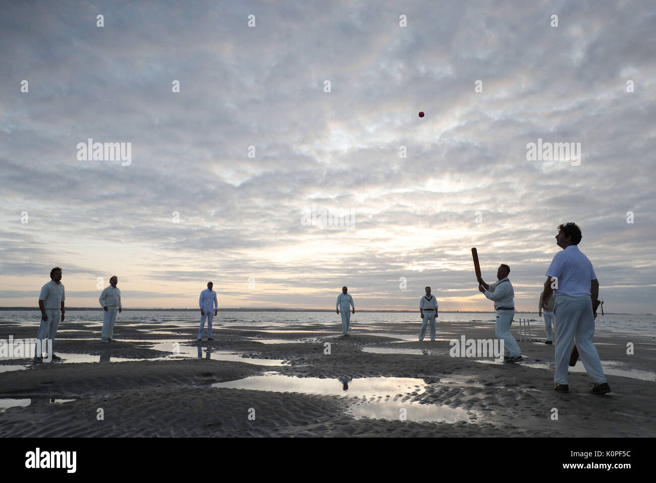 Annual bramble bank cricket match hi-res stock photography and images ...