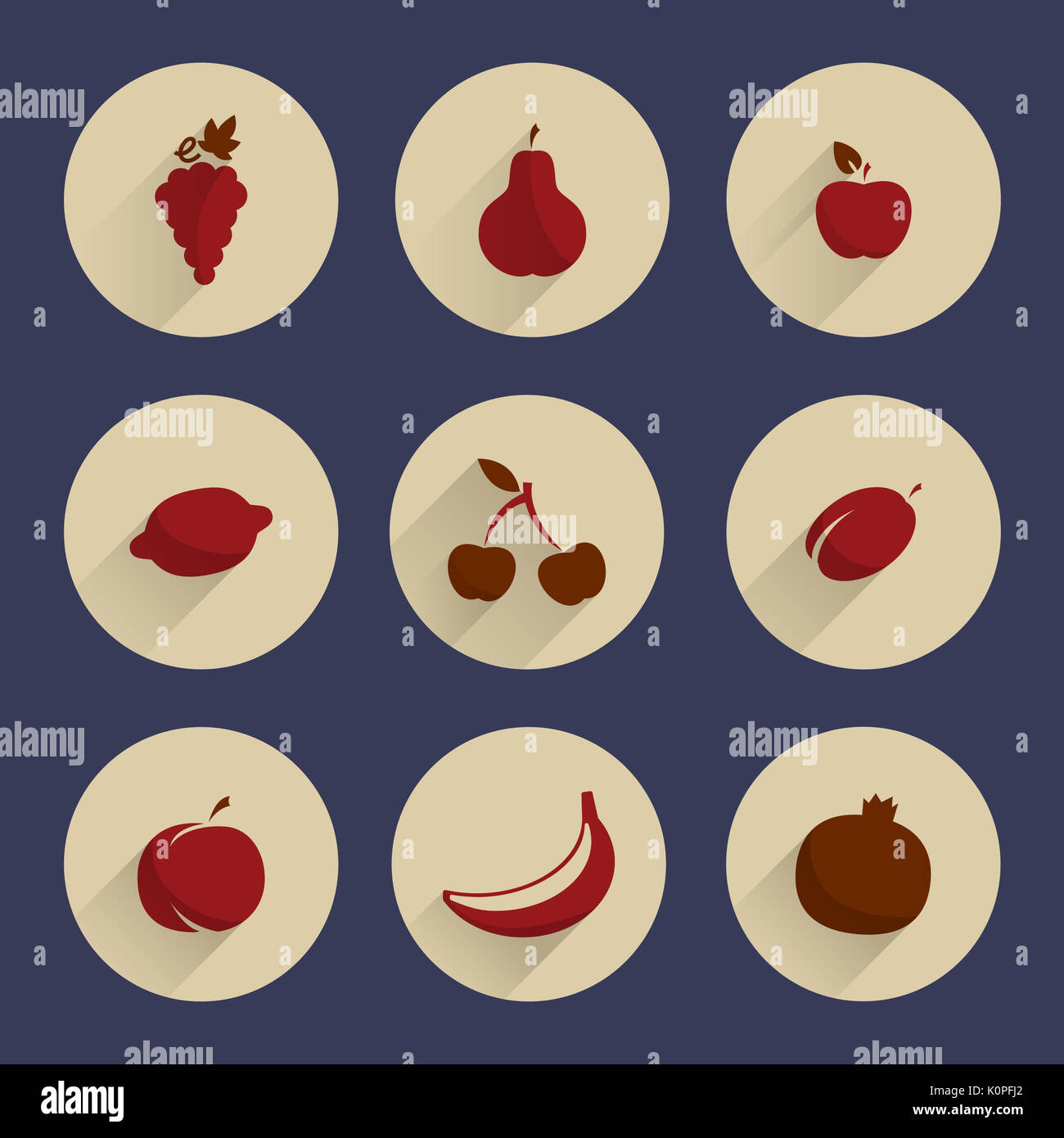 Shadow fruit hi-res stock photography and images - Alamy