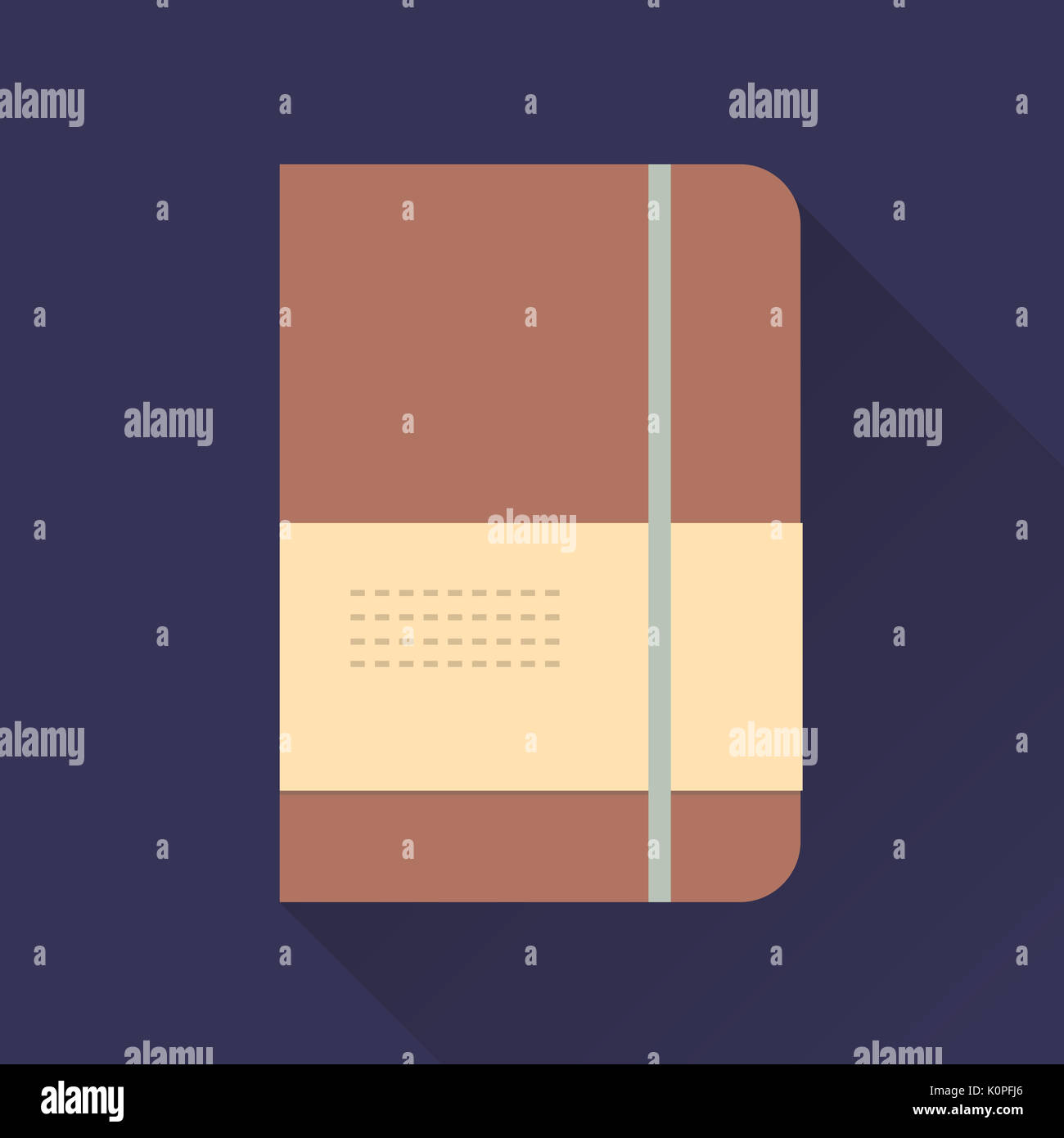 Note Book Icon Stock Photo - Alamy