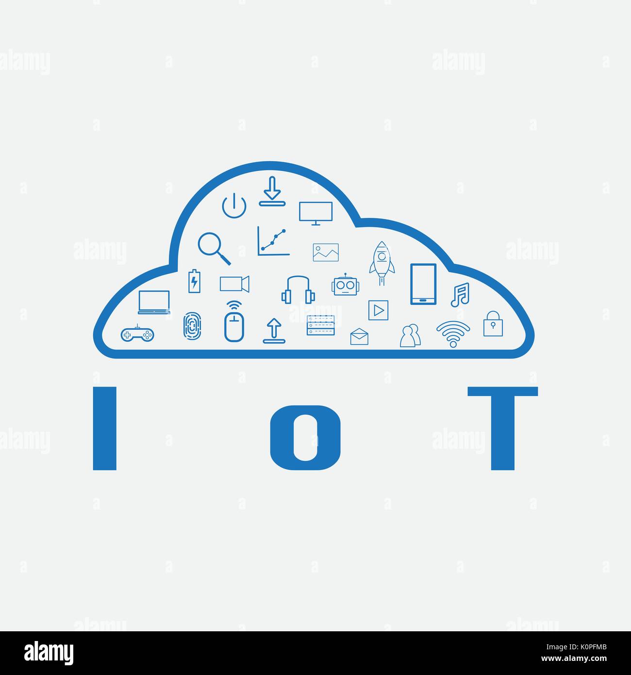 Thing cloud Stock Vector Images - Alamy