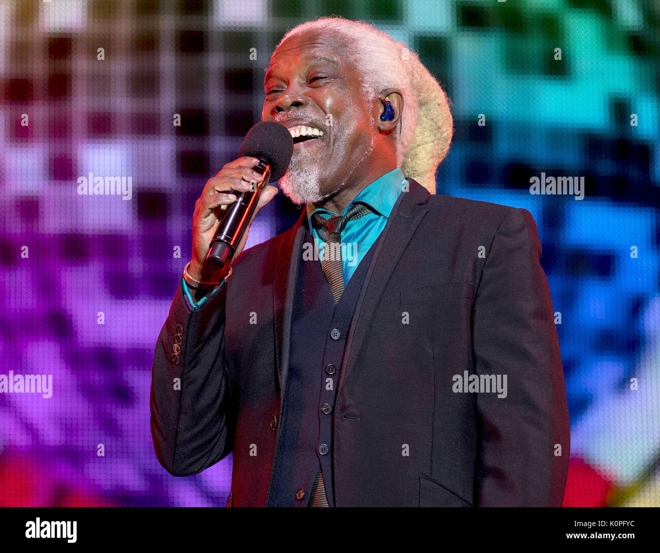 Billy Ocean performs live at Rewind Festival in Perth, Scotland ...