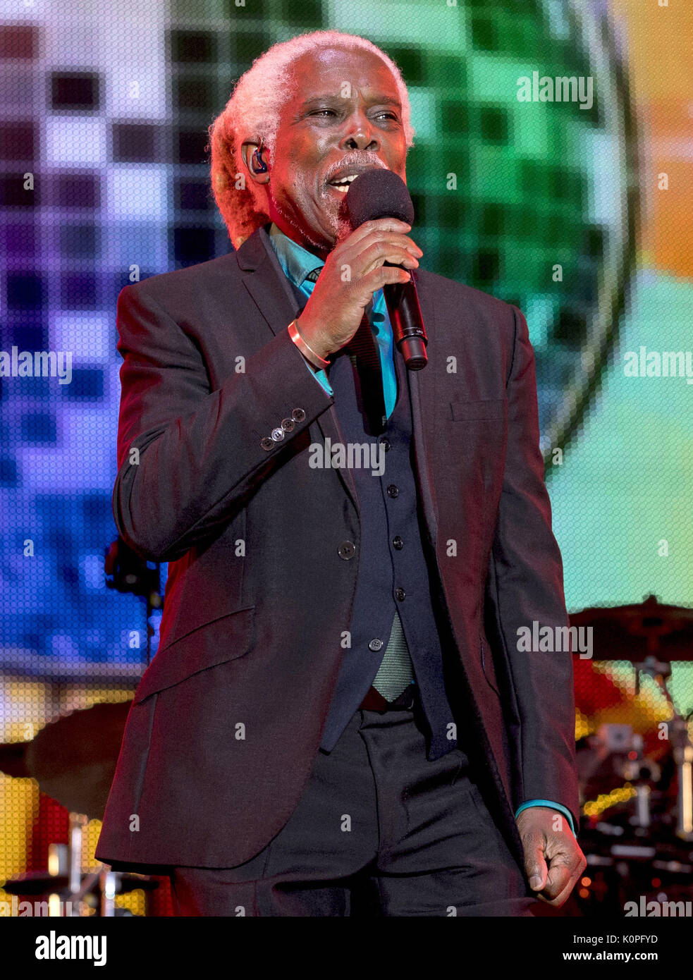 Billy Ocean performs live at Rewind Festival in Perth, Scotland ...