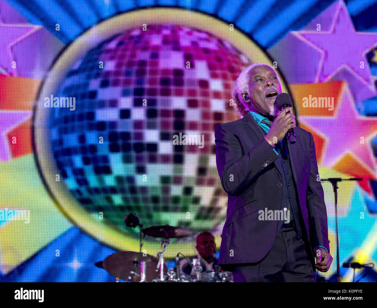 Billy Ocean performs live at Rewind Festival in Perth, Scotland ...