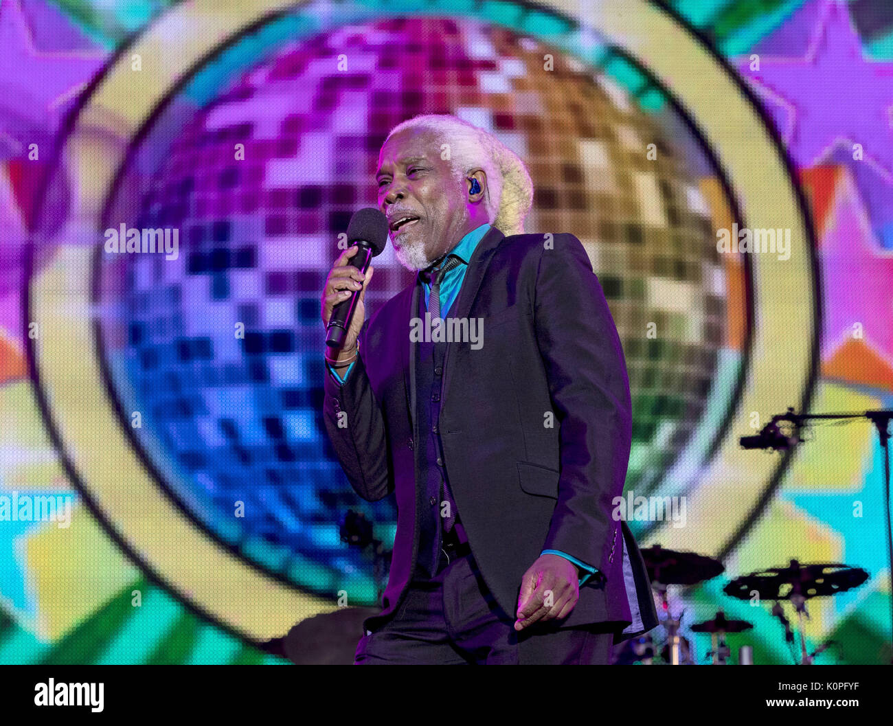 Billy Ocean performs live at Rewind Festival in Perth, Scotland ...