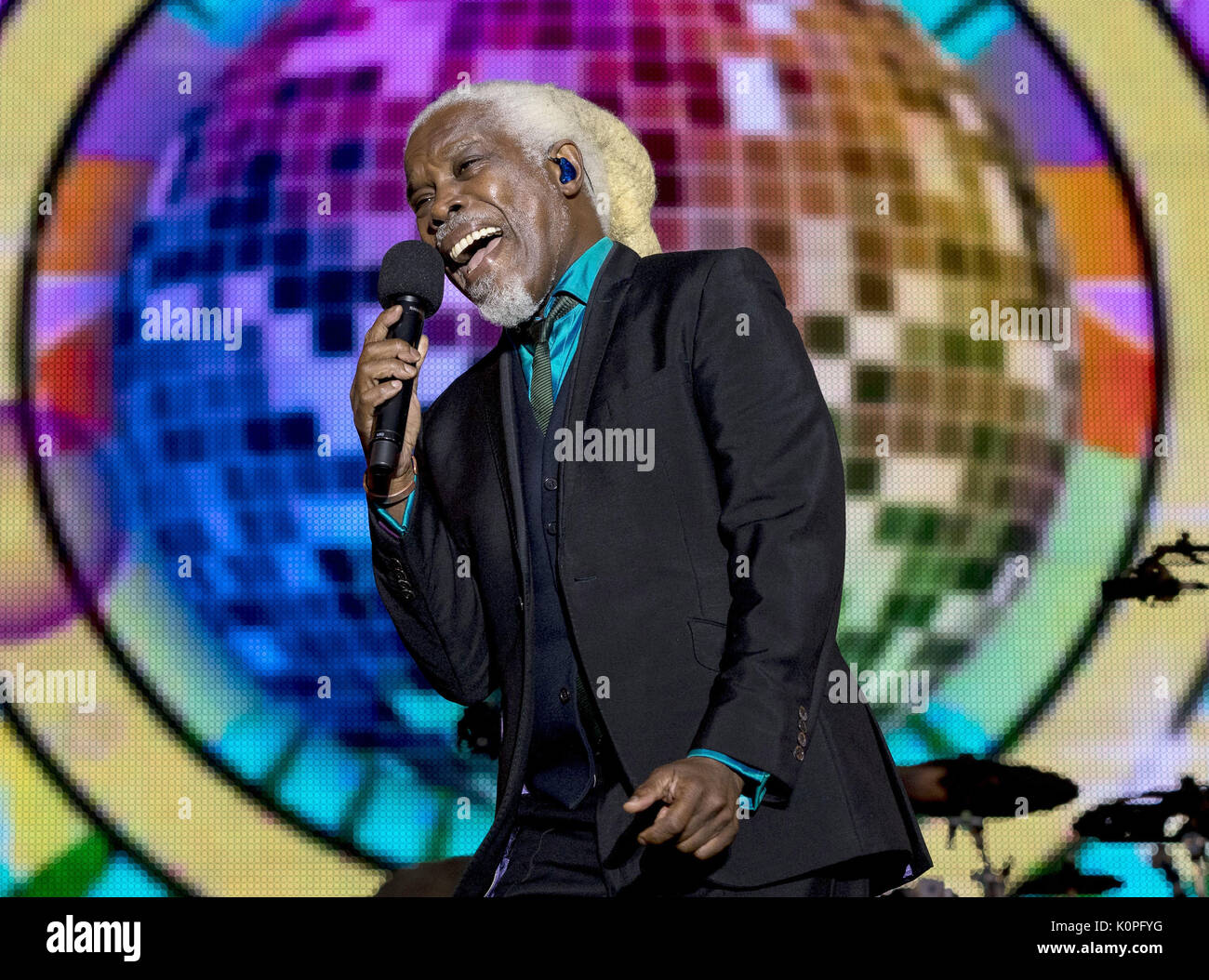 Billy Ocean performs live at Rewind Festival in Perth, Scotland ...