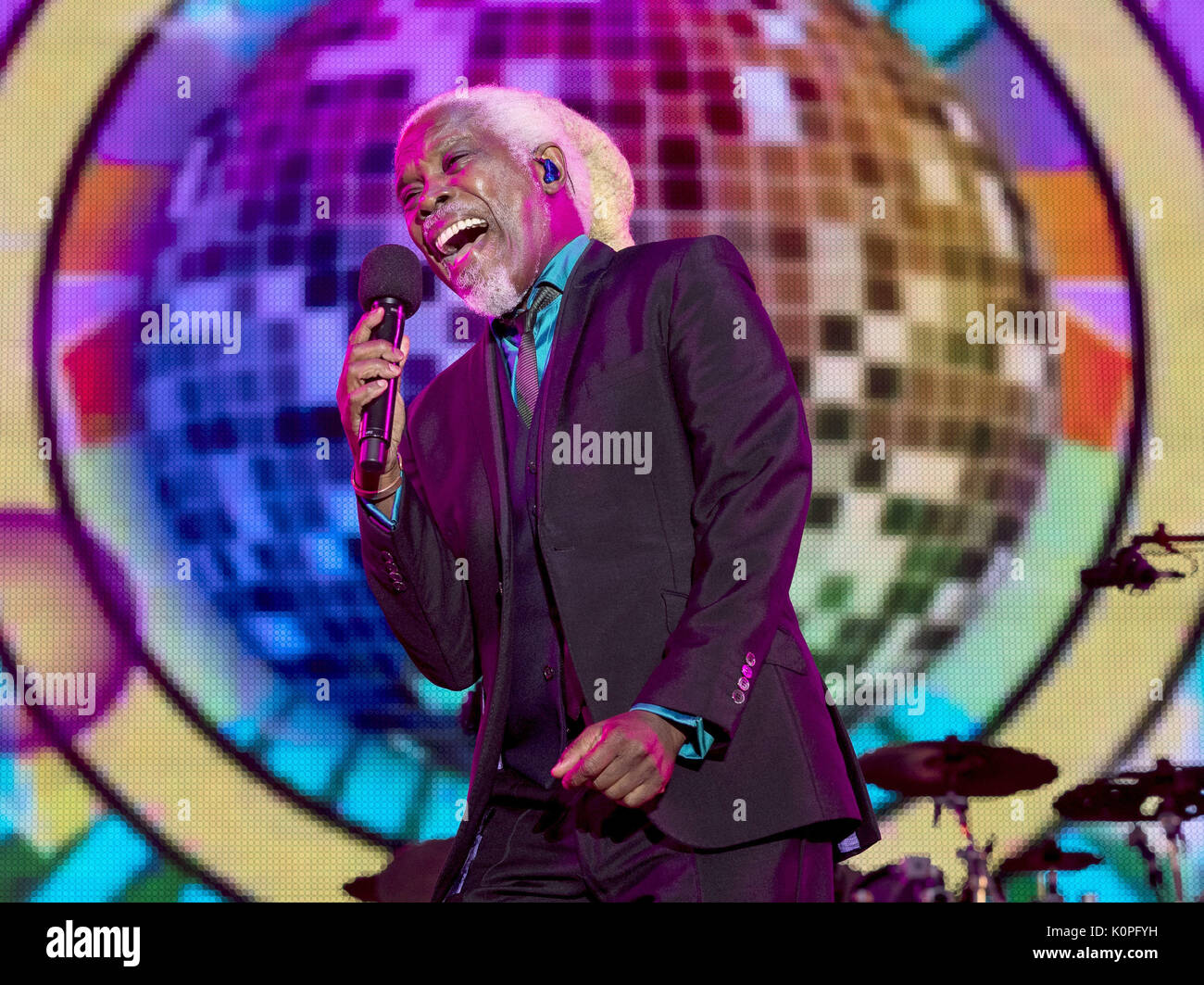 Billy Ocean performs live at Rewind Festival in Perth, Scotland ...