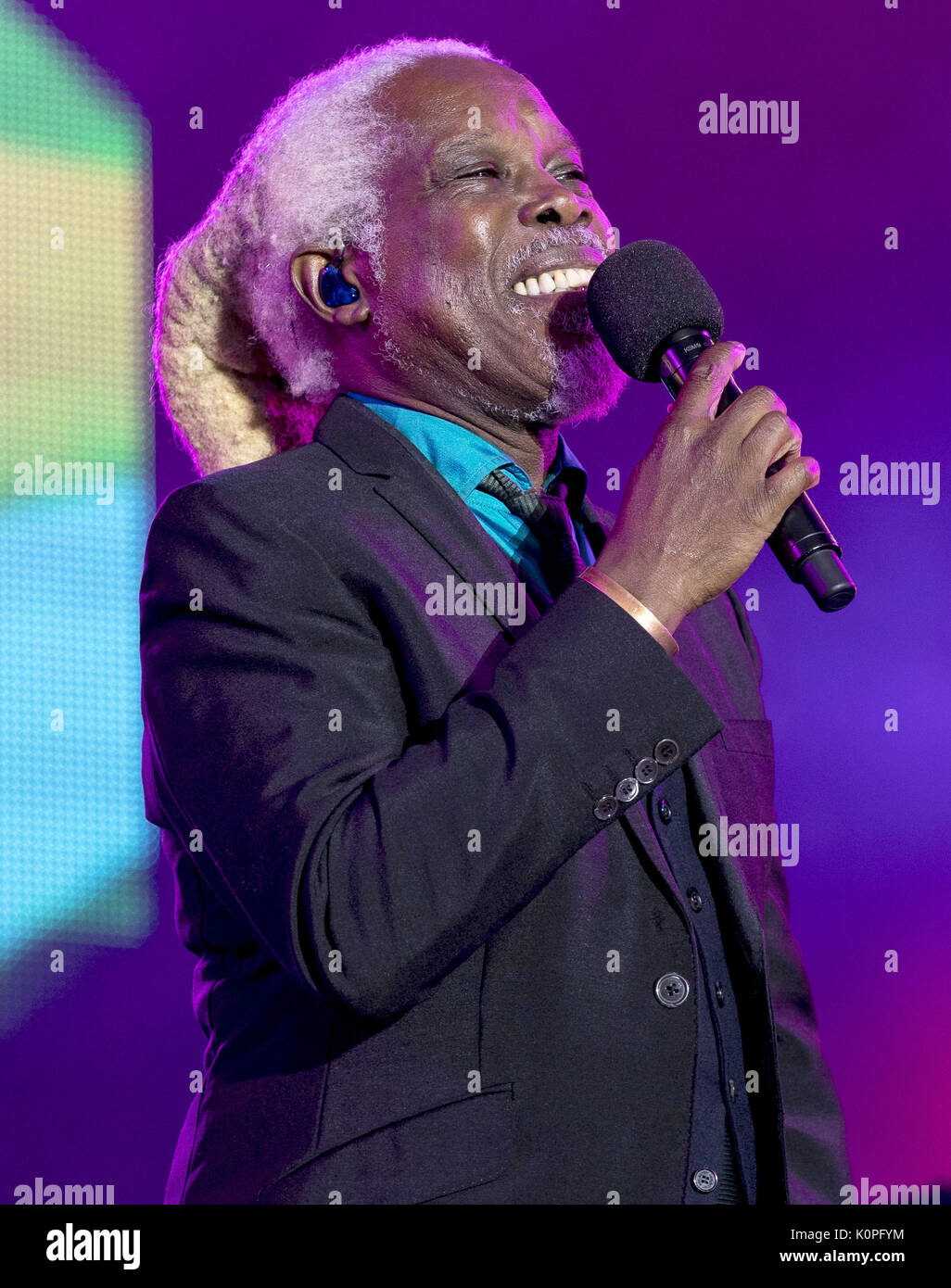 Billy Ocean performs live at Rewind Festival in Perth, Scotland ...