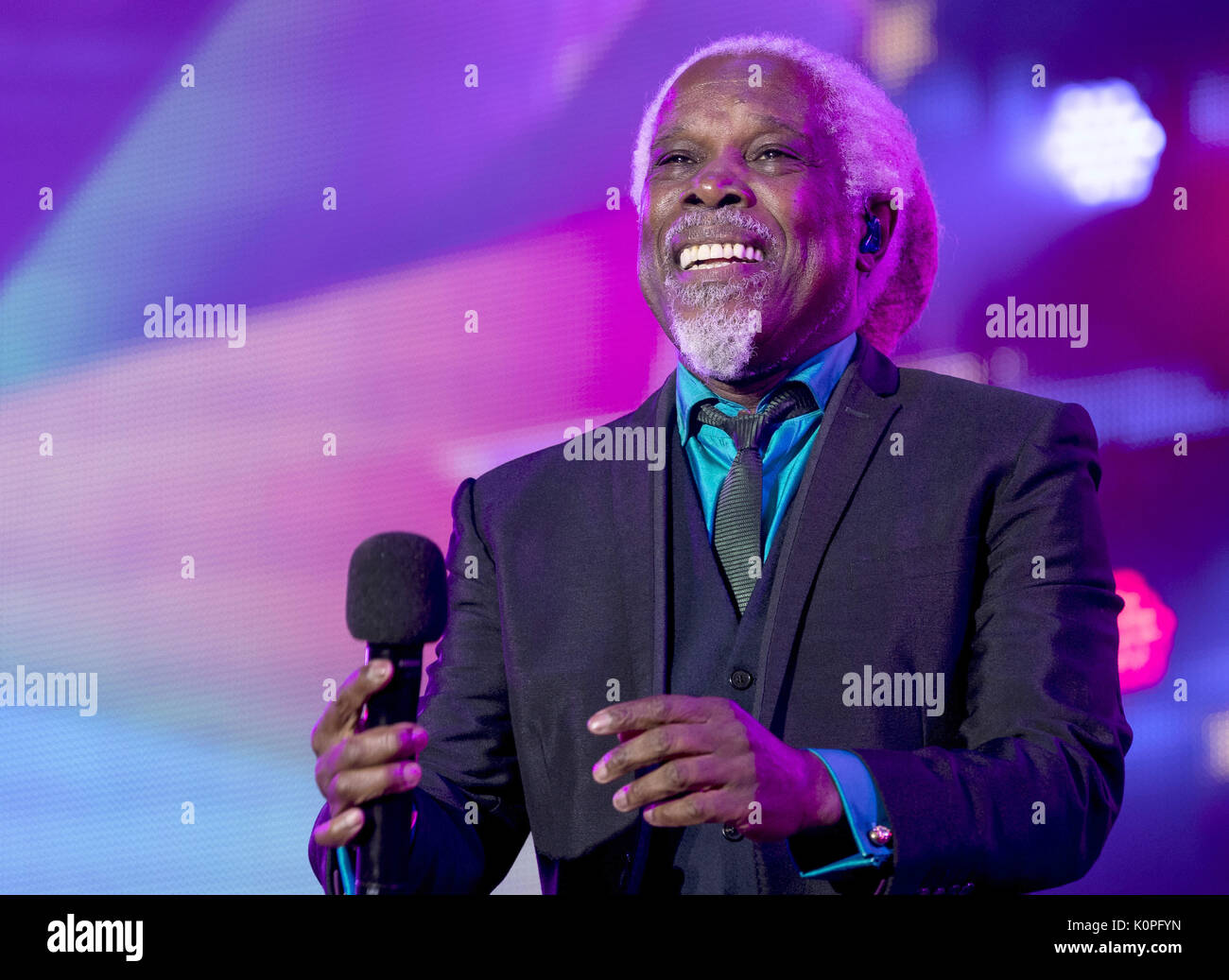 Billy Ocean performs live at Rewind Festival in Perth, Scotland ...