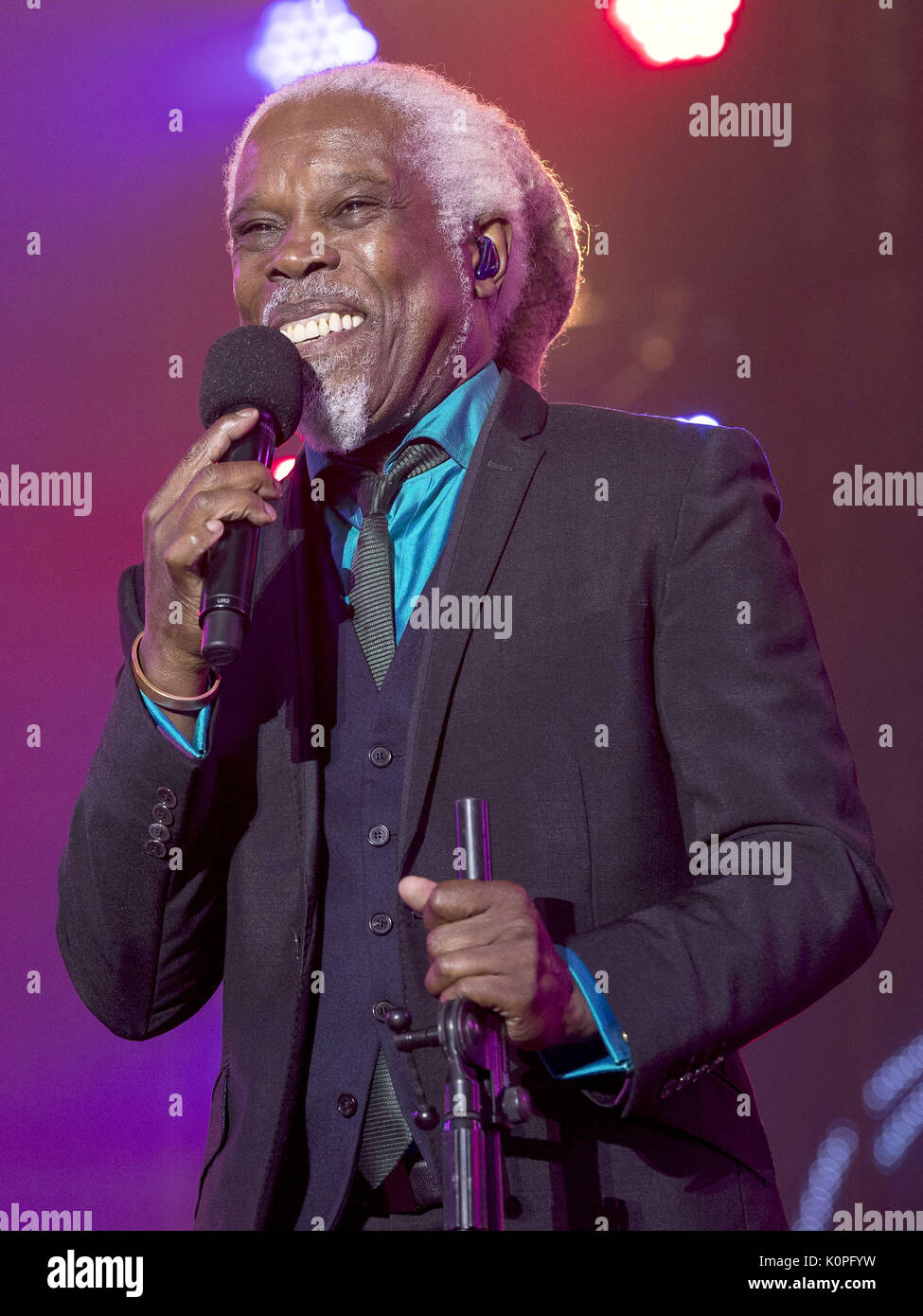 Billy Ocean performs live at Rewind Festival in Perth, Scotland ...