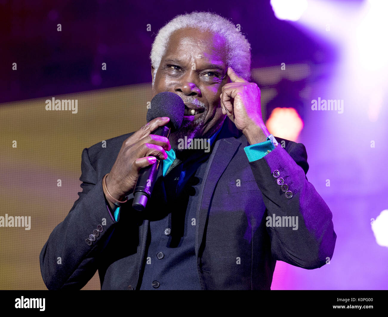 Billy Ocean performs live at Rewind Festival in Perth, Scotland ...