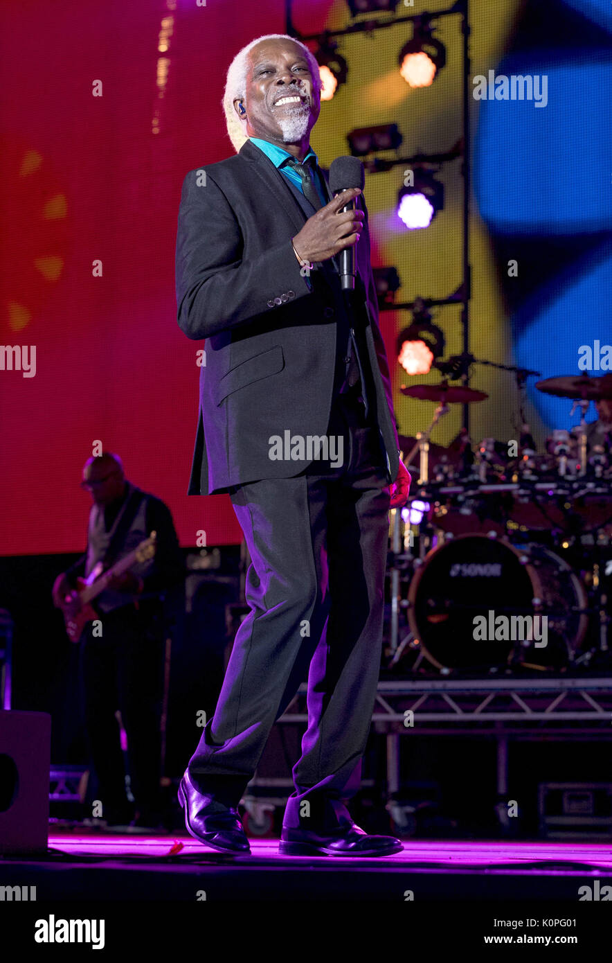 Billy Ocean performs live at Rewind Festival in Perth, Scotland ...