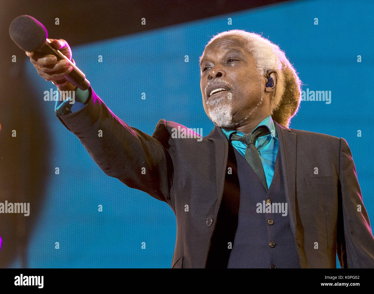 Billy Ocean performs live at Rewind Festival in Perth, Scotland ...