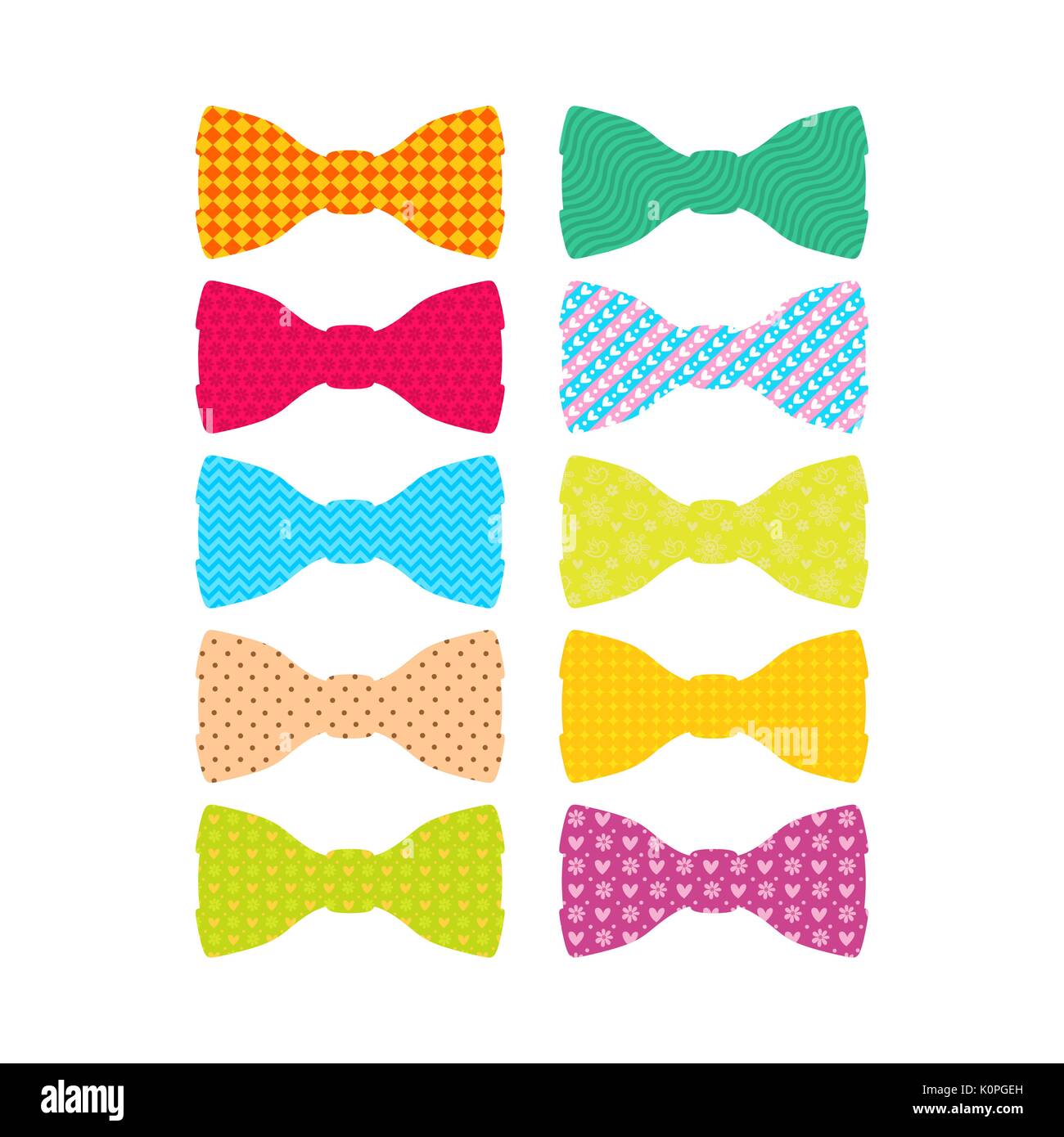 Funny ties Stock Vector Images - Alamy