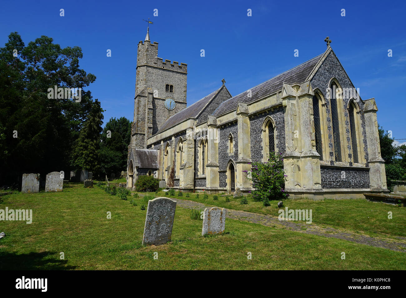 The Church of St Cross, Goodnestone Stock Photo - Alamy