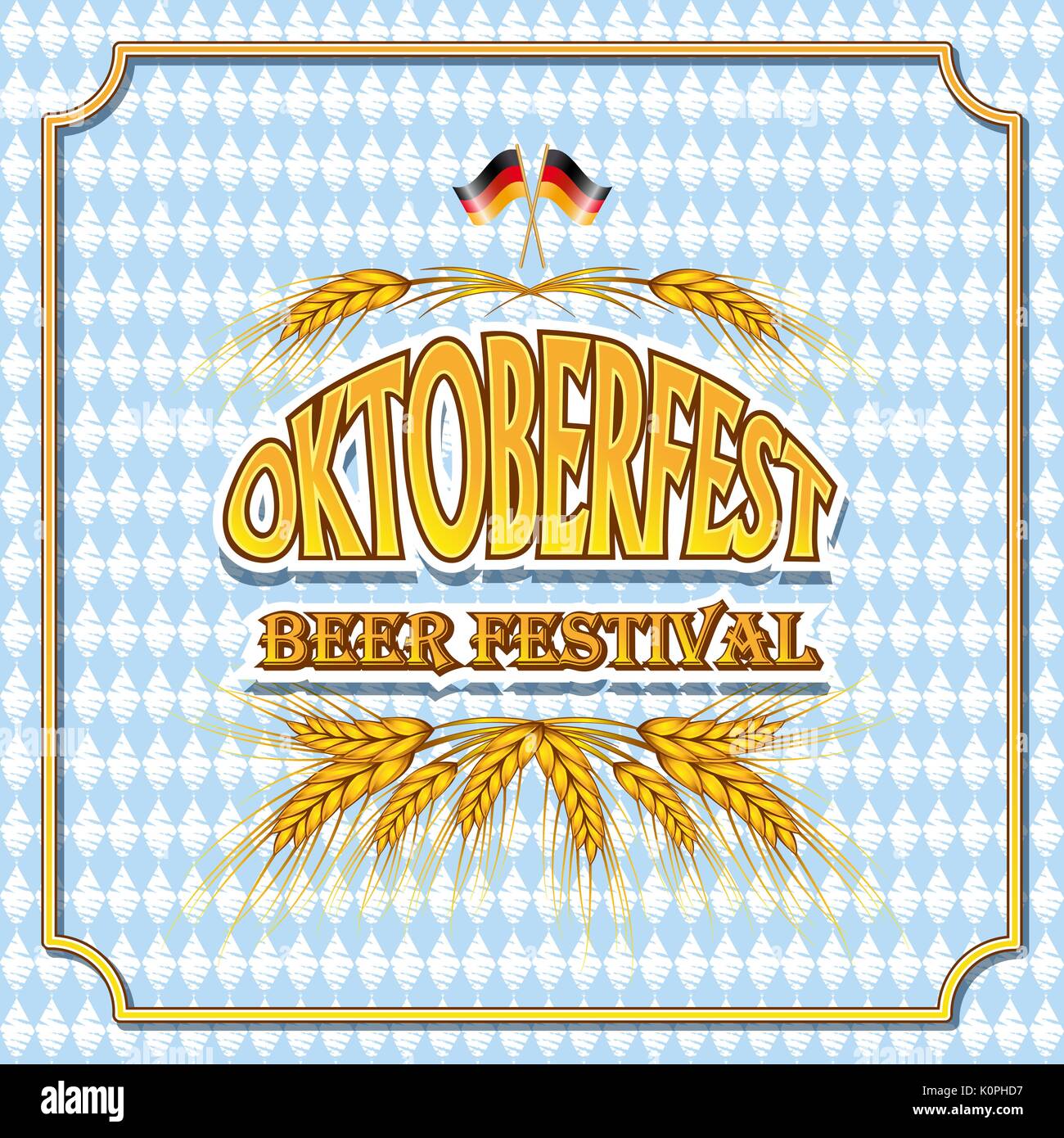 Vintage styled emblem for Oktoberfest festival Stock Vector Image & Art ...