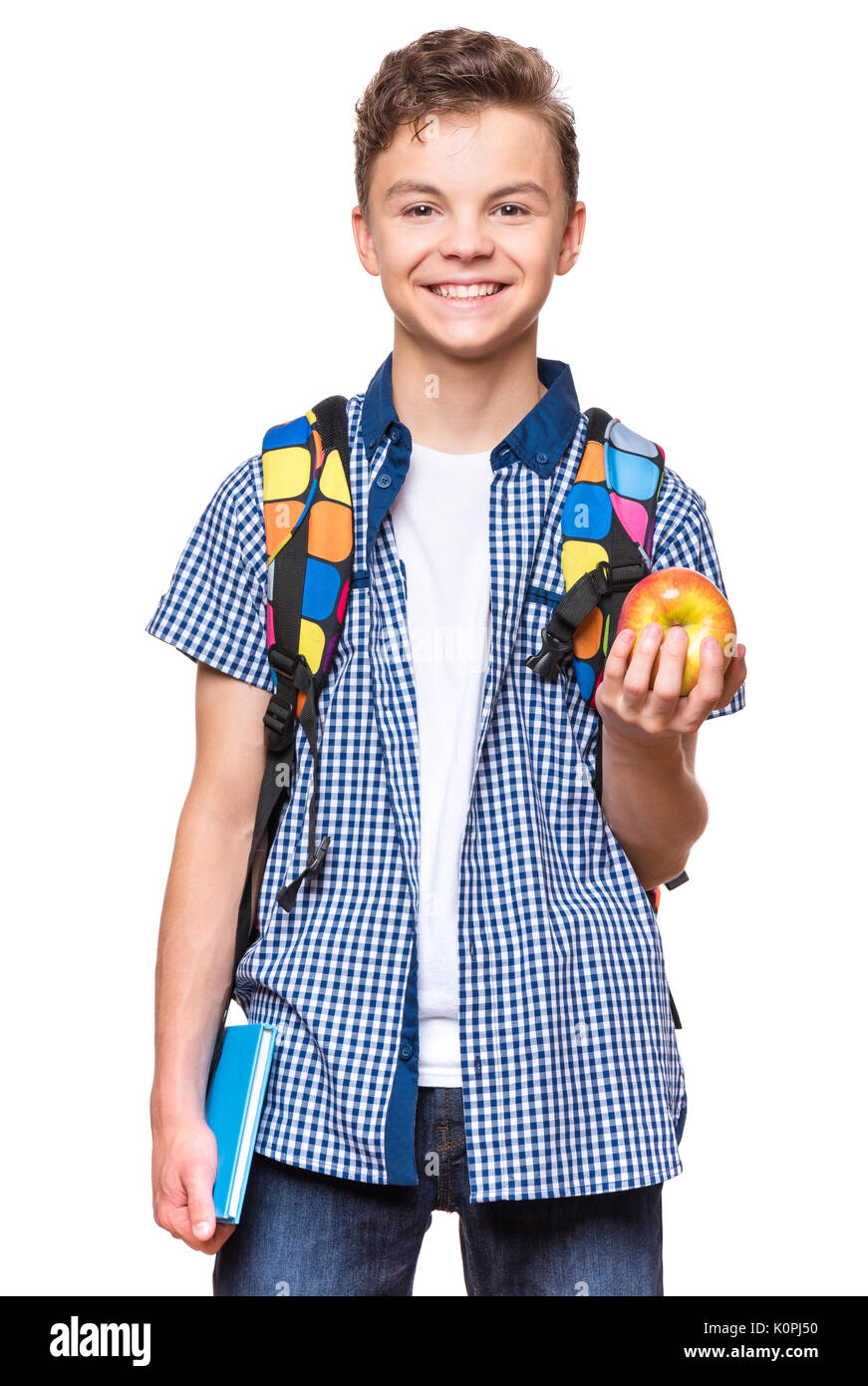 Teen boy student Stock Photo - Alamy