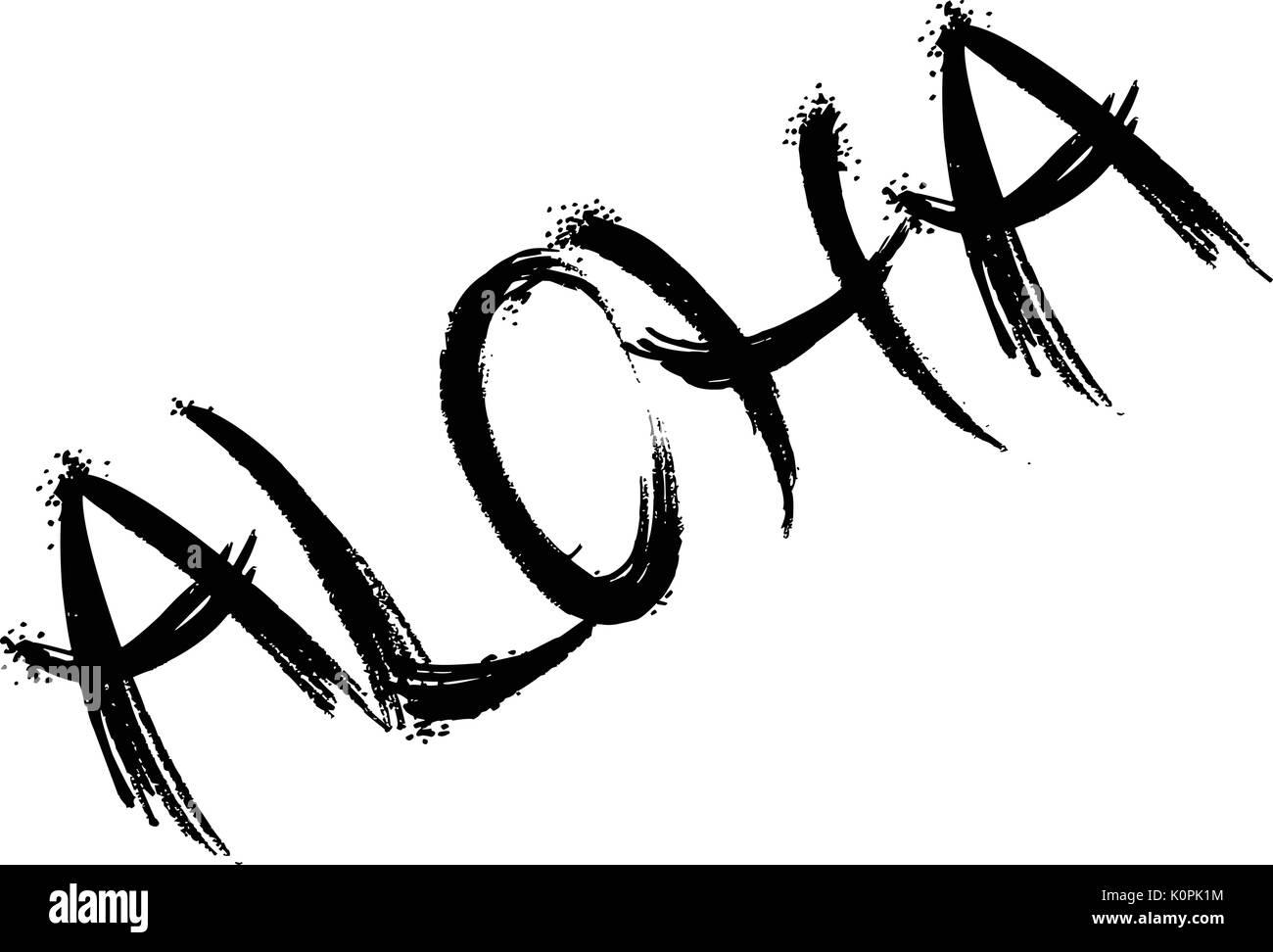 Peace aloha Stock Vector Images - Alamy